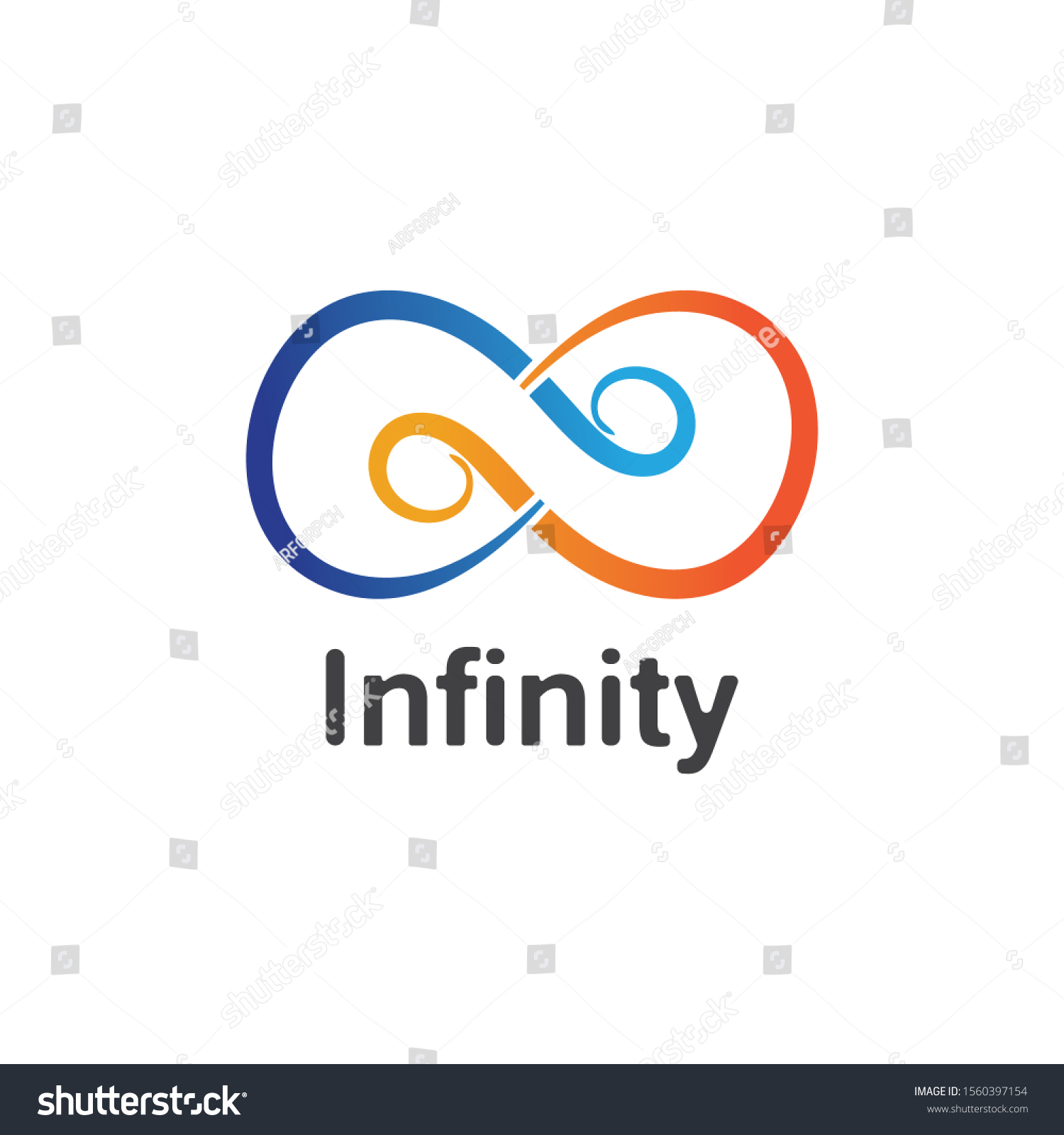 Infinity Logo Design Inspiration Vector Illustration Stock Vector ...