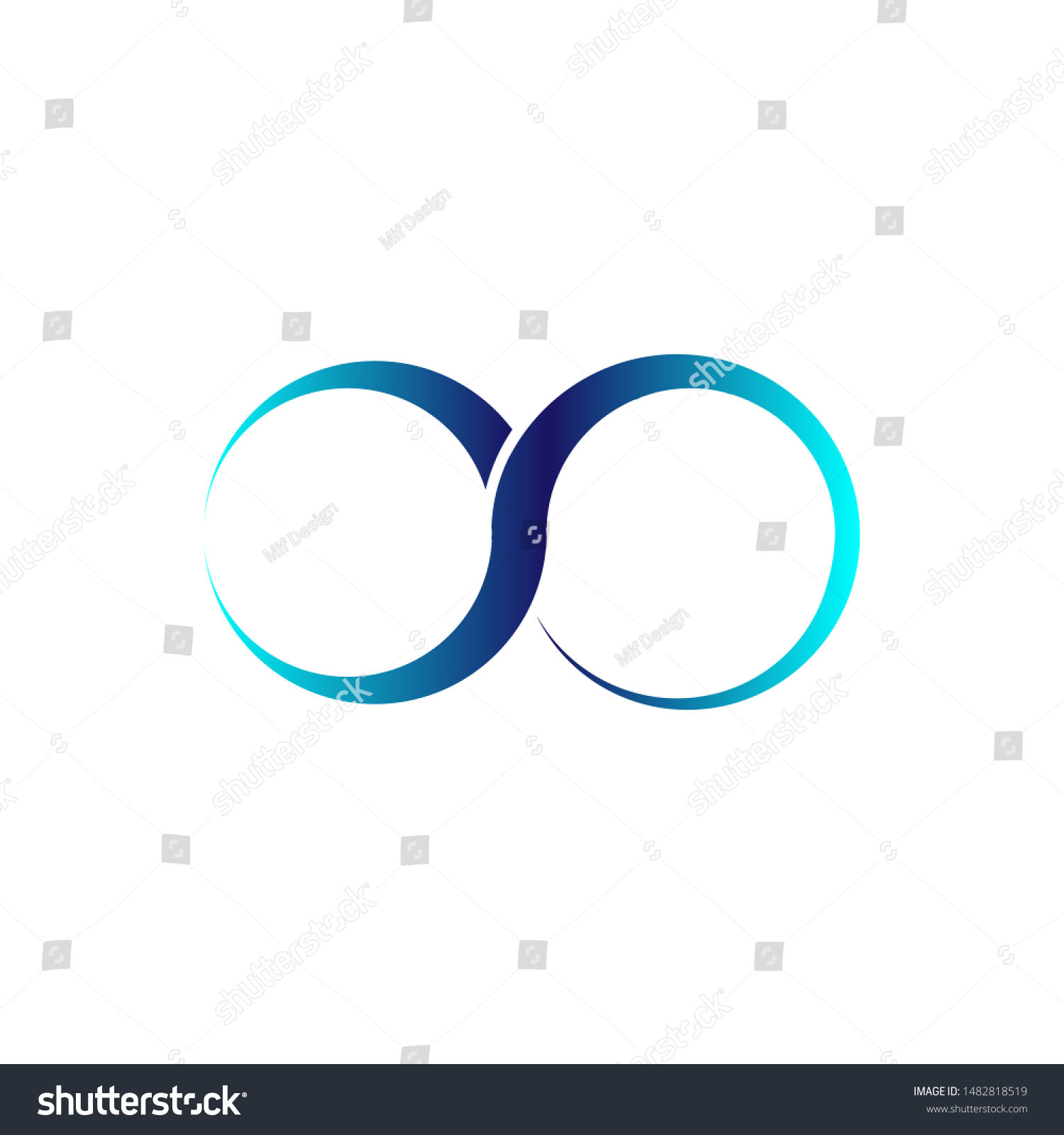 Vektor Stok Infinity Logo Icon Design Template Vector (Tanpa Royalti ...