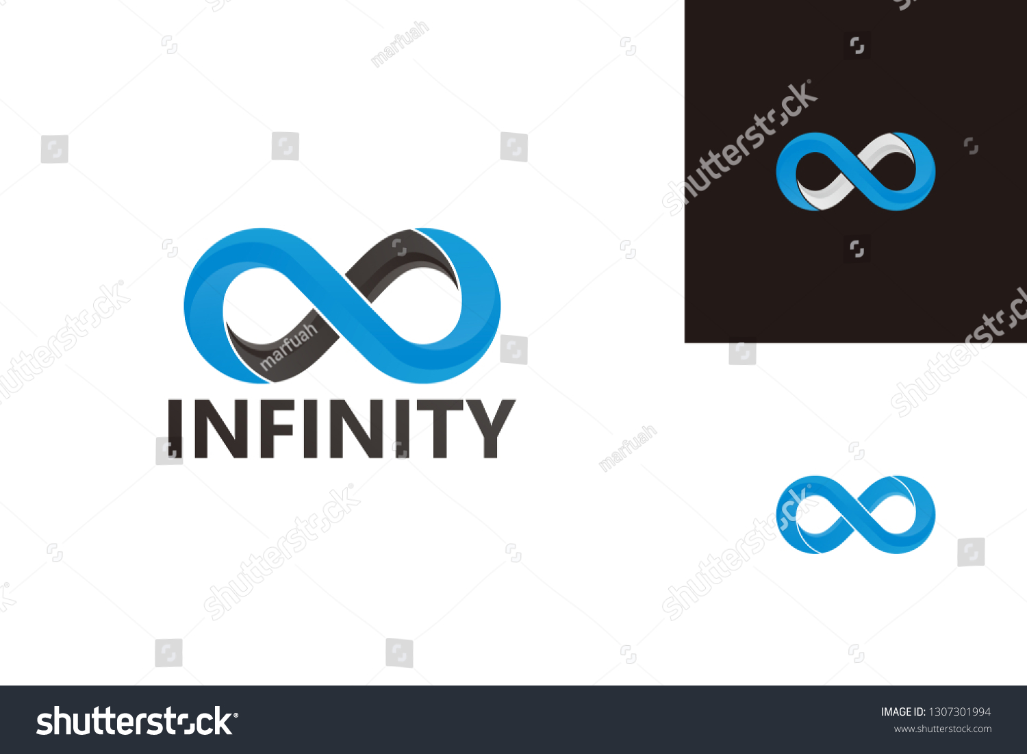 Infinity Logo Template Design Vector Emblem Stock Vector (Royalty Free ...