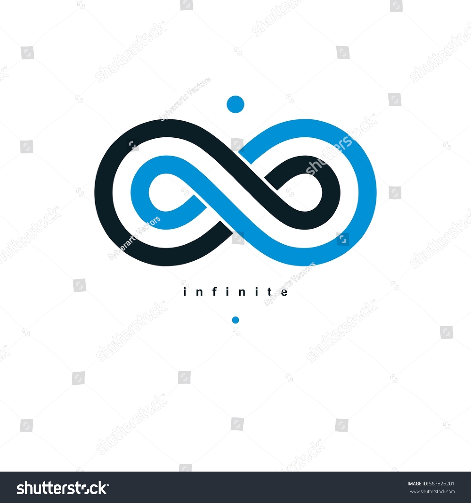 Infinity Loop Vector Symbol Conceptual Logo: Vector có sẵn (miễn phí ...