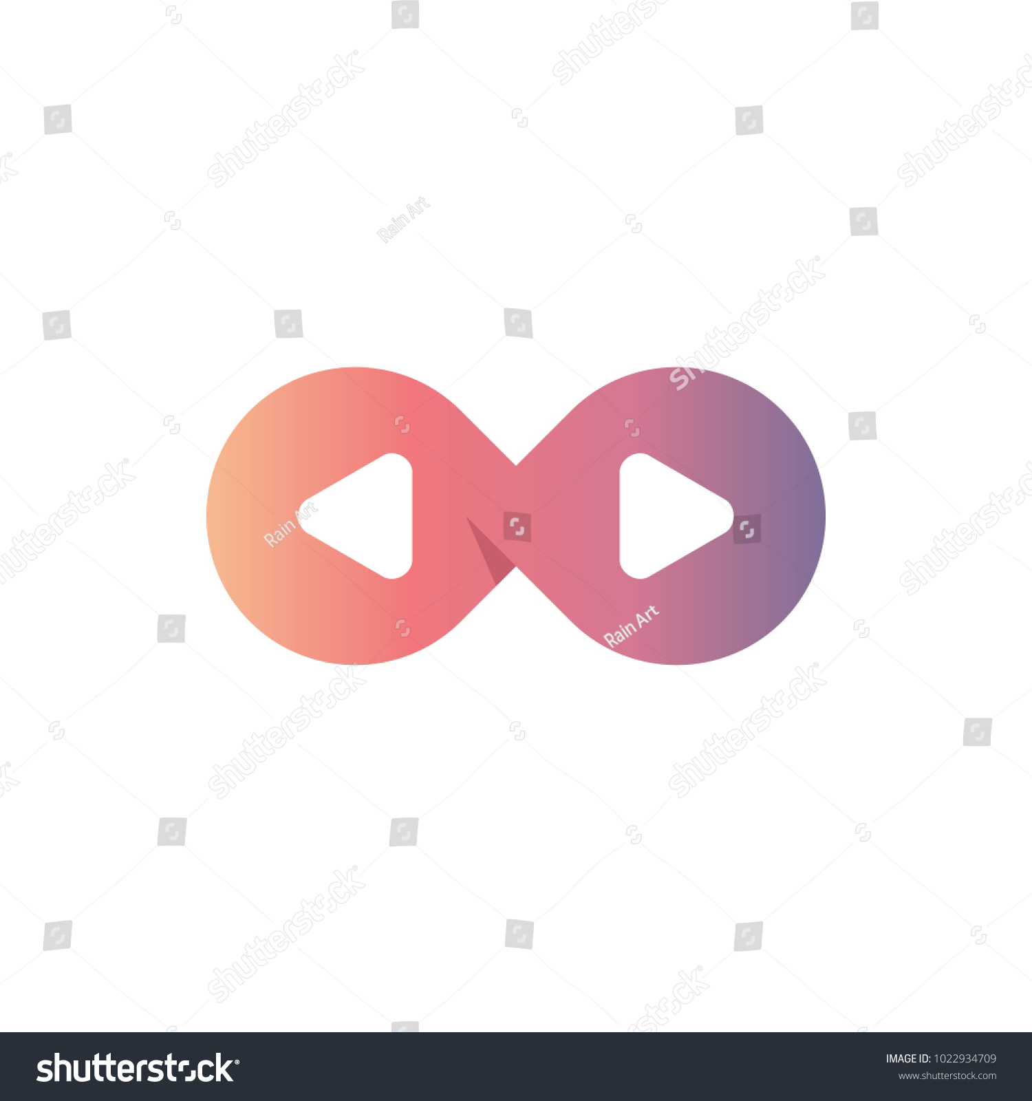Infinity Music Logo Icon Stock Vector (Royalty Free) 1022934709 ...