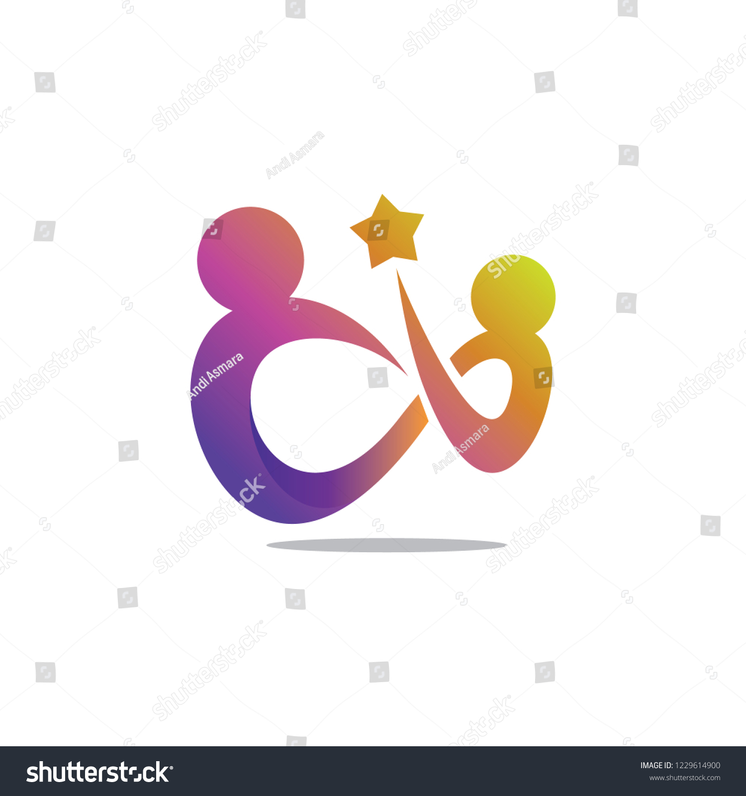 Infinity People Icon Stock Vector (Royalty Free) 1229614900 | Shutterstock