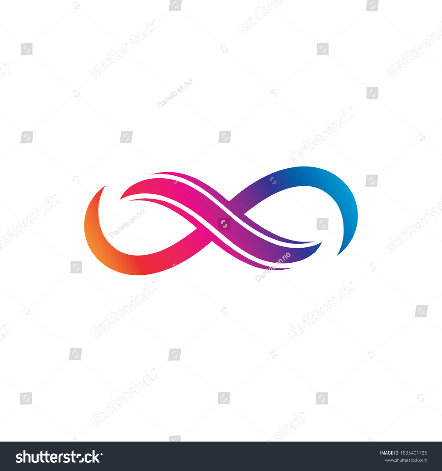 Infinity Rainbow Vector Icon Illustration Logo: เวกเตอร์สต็อก (ปลอดค่า ...
