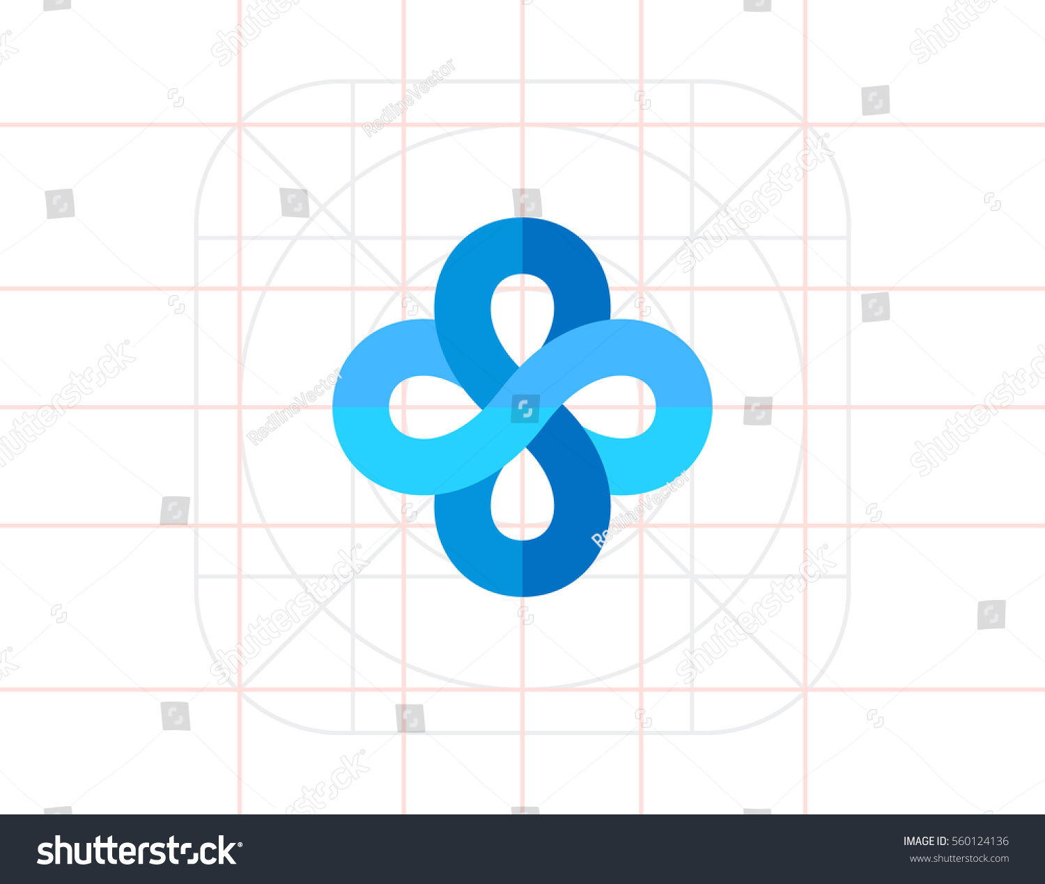 Infinity Signs Mathematics Concept Icon Stock Vector (Royalty Free ...