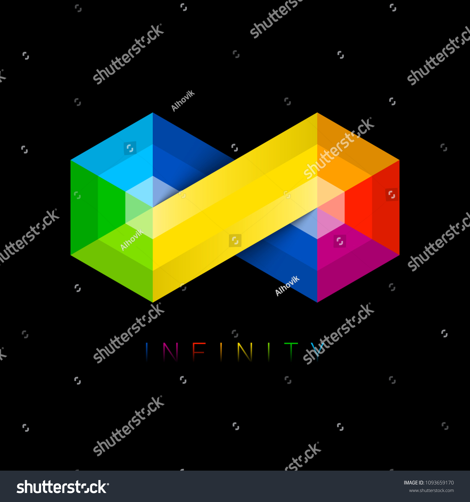 Infinity Symbol Limitless Sign Vector Illustration Stock Vector ...