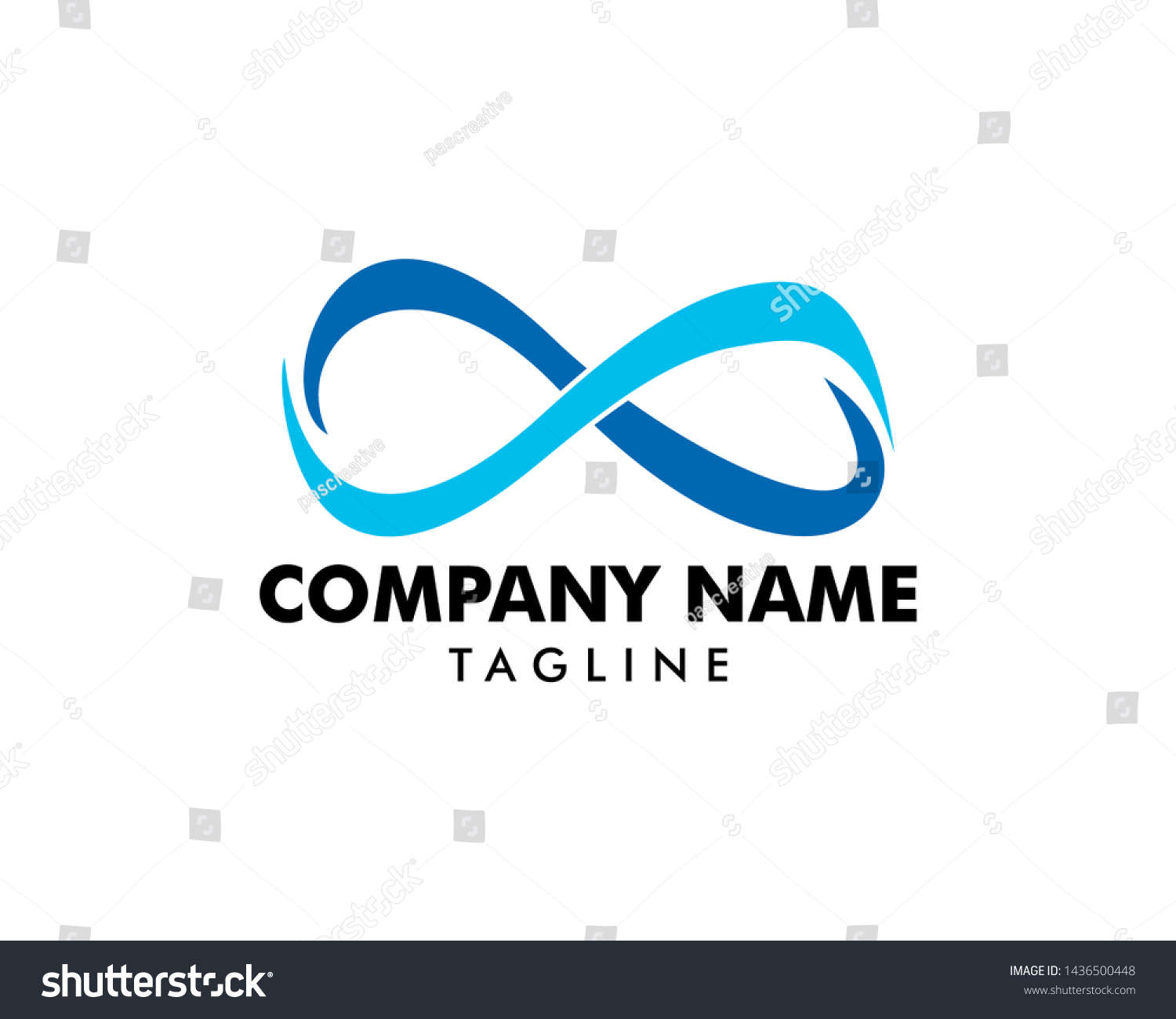 Infinity Symbol Logo Design Vector Illustration: Vector có sẵn (miễn ...