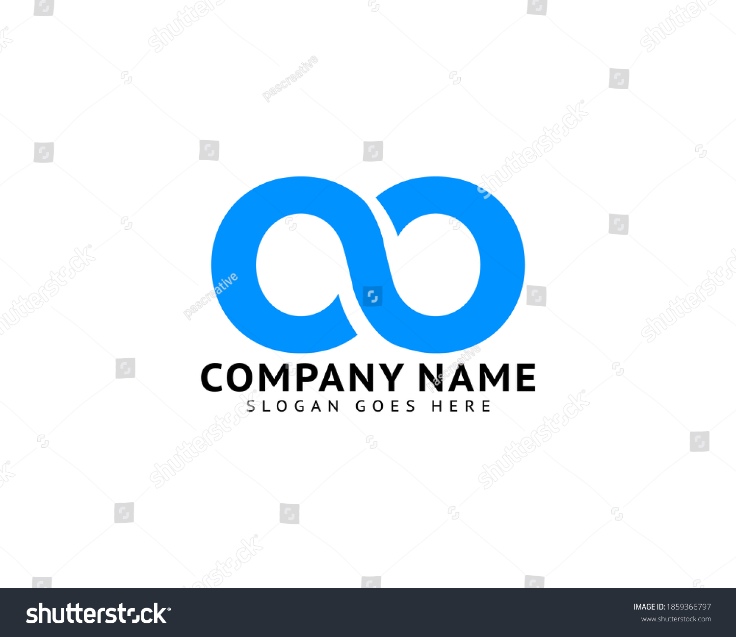 Infinity Symbol Logo Design Vector Illustration Stock Vector (Royalty ...