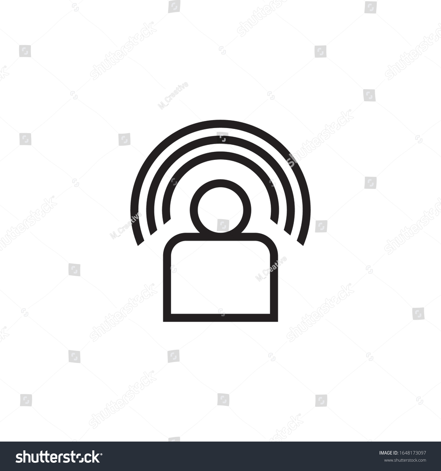 Influencer Logo Template Vector Icon Design Stock Vector (Royalty Free ...