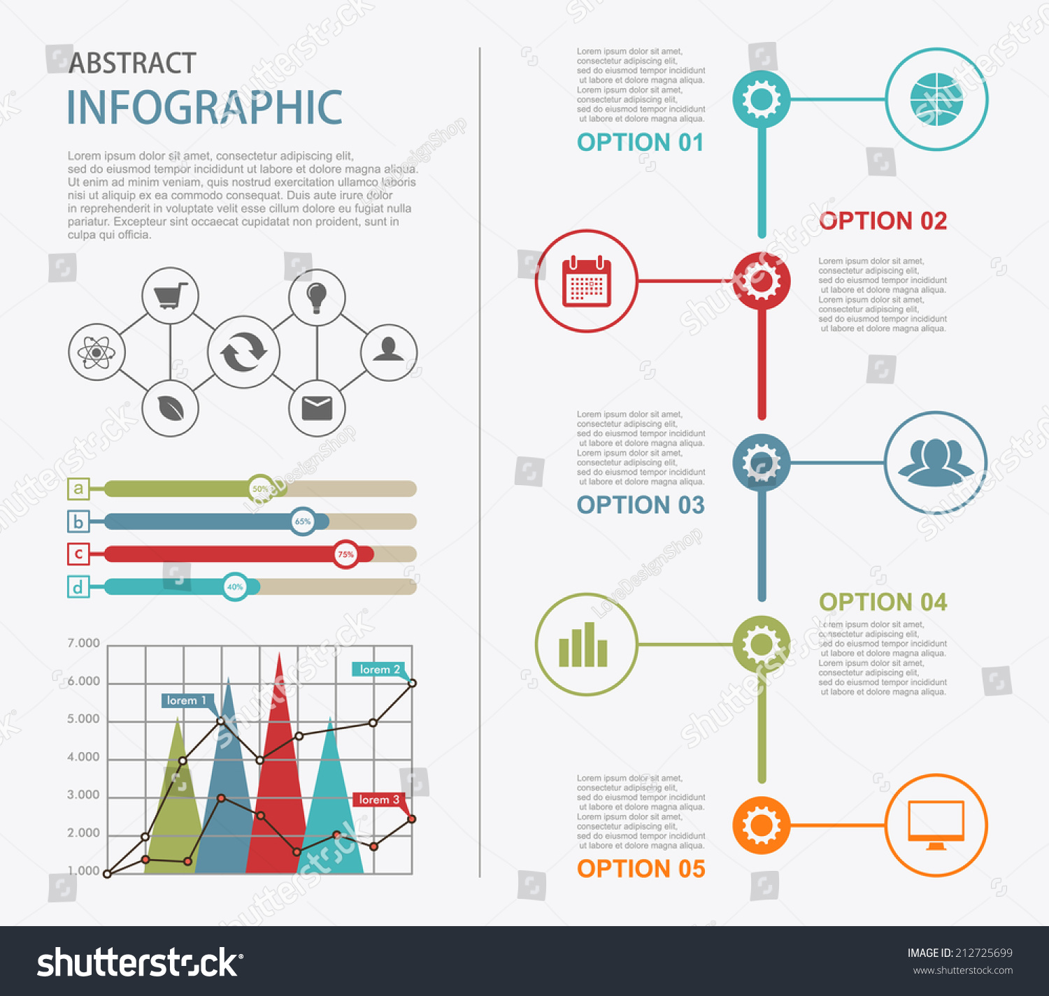 Info Graphic Timeline Design Elements Presentation Stock Vector ...