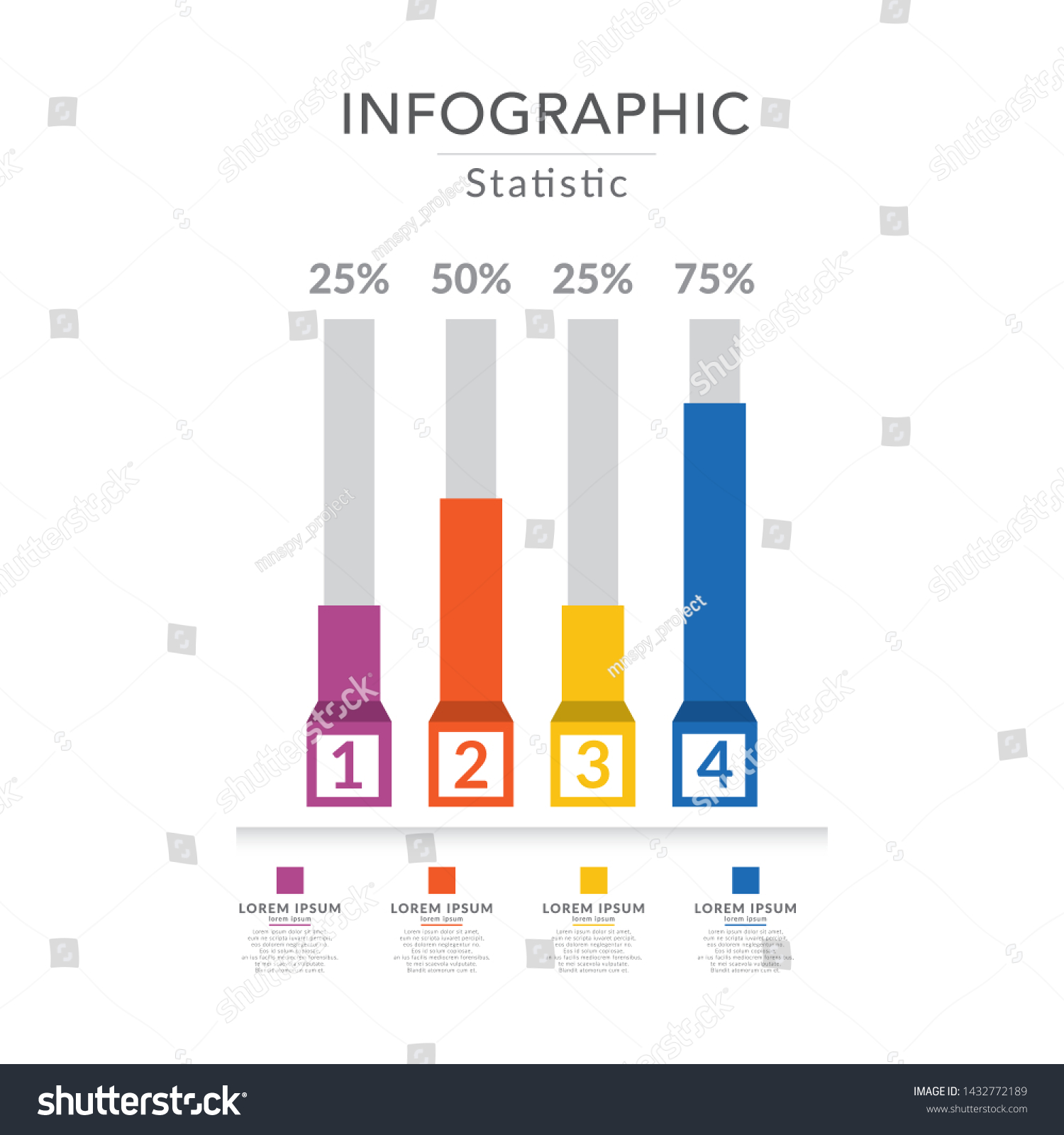 Info Graphic Infographic Statistic Chart Vector: Vector có sẵn (miễn ...