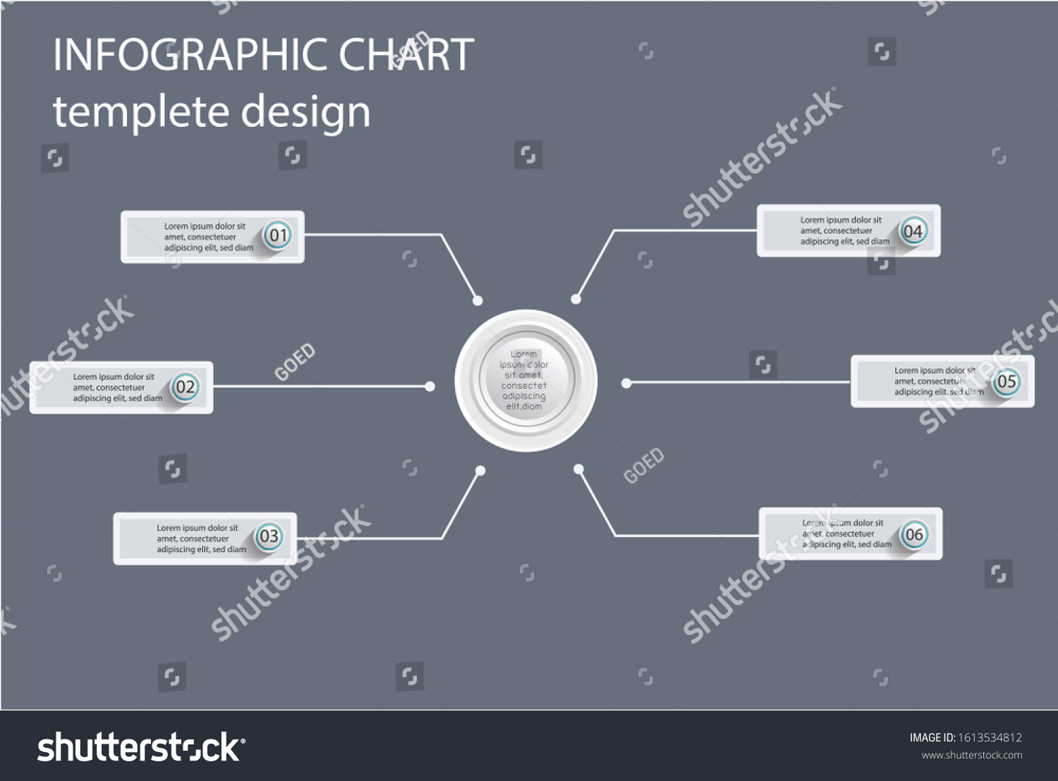 Info Graphic 6 Step Template Creative Stock Vector (Royalty Free ...