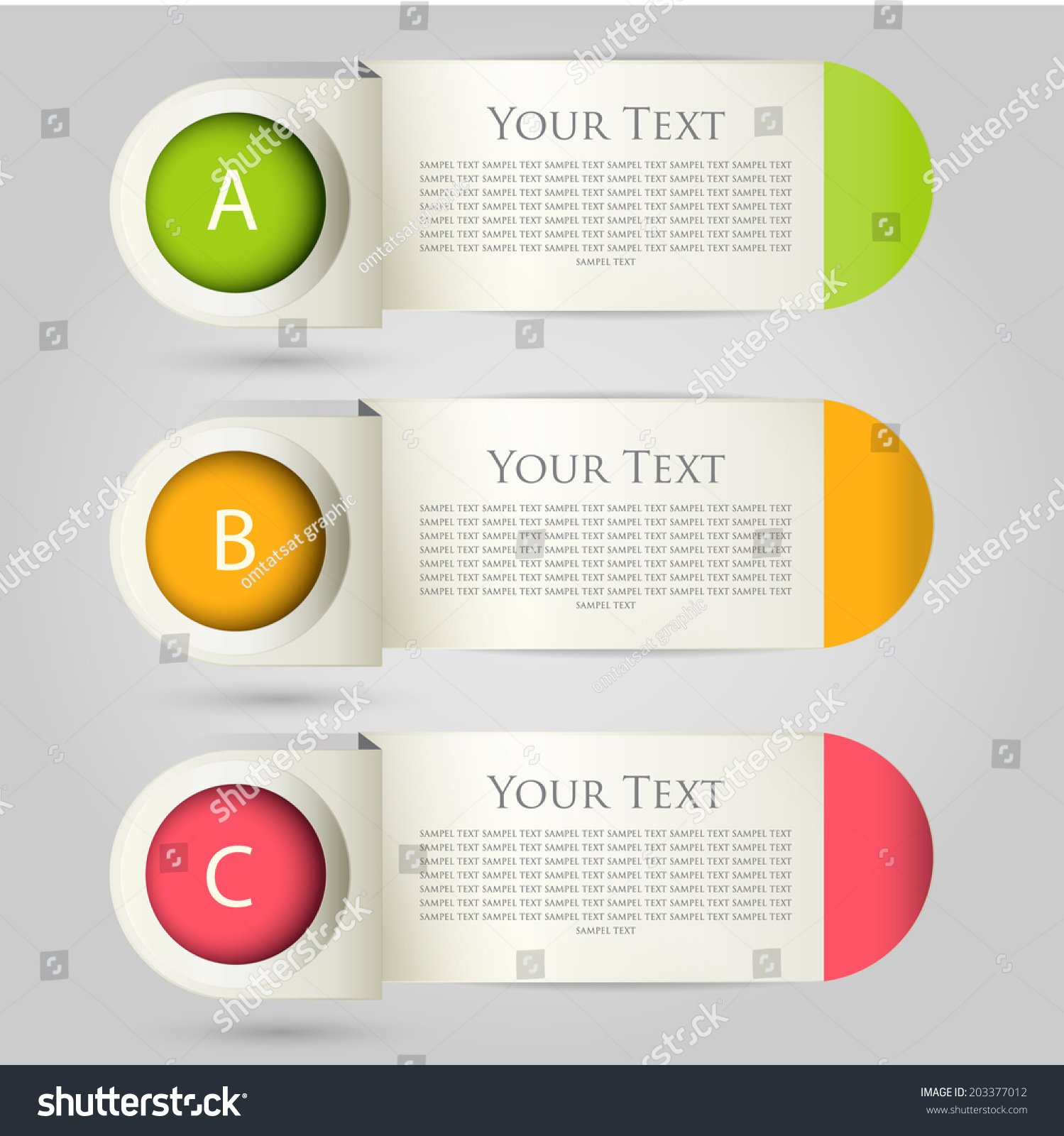 Info Graphics Design Strips Stock Vector (Royalty Free) 203377012