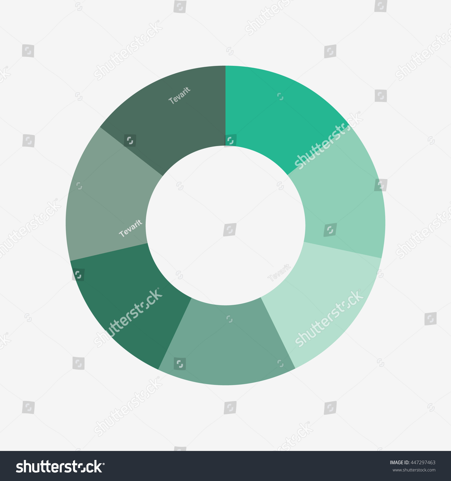 Info Template Pie Green Charts 7 스톡 벡터(로열티 프리) 447297463 | Shutterstock