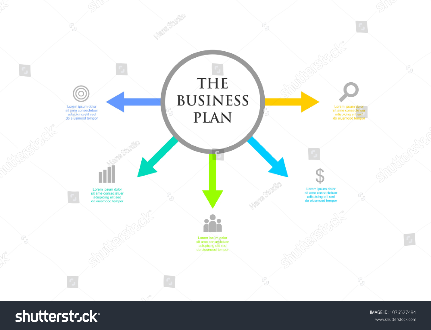 Infographic Business Logo Vector Stock Vector (Royalty Free) 1076527484 ...