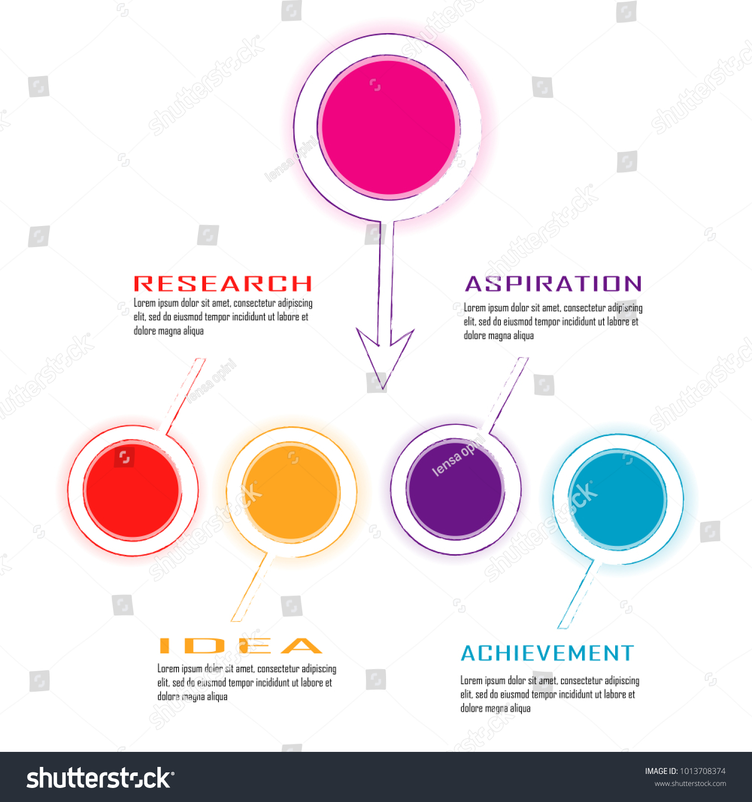 Infographic Chart Data Illustration Template Vector Stock Vector ...