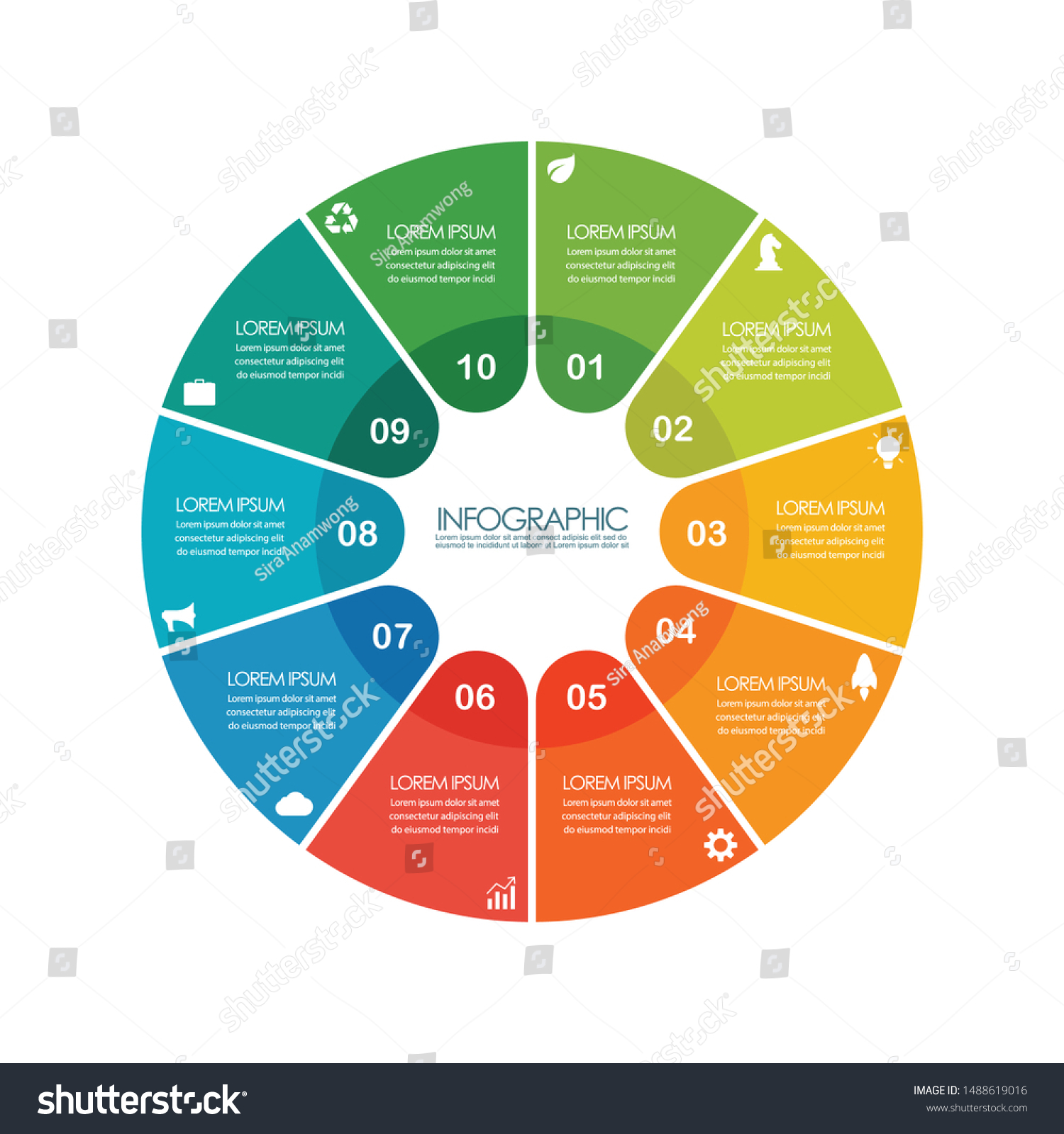 Infographic Circle Chart Template Vector Illustration: เวกเตอร์สต็อก ... Infographic Circle Chart Template Vector Illustration: เวกเตอร์สต็อก ...