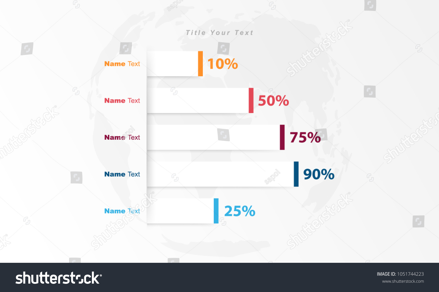 Infographic Colorful Data Bar Table Chart Stock Vector (Royalty Free ... Infographic Colorful Data Bar Table Chart Stock Vector (Royalty Free ...