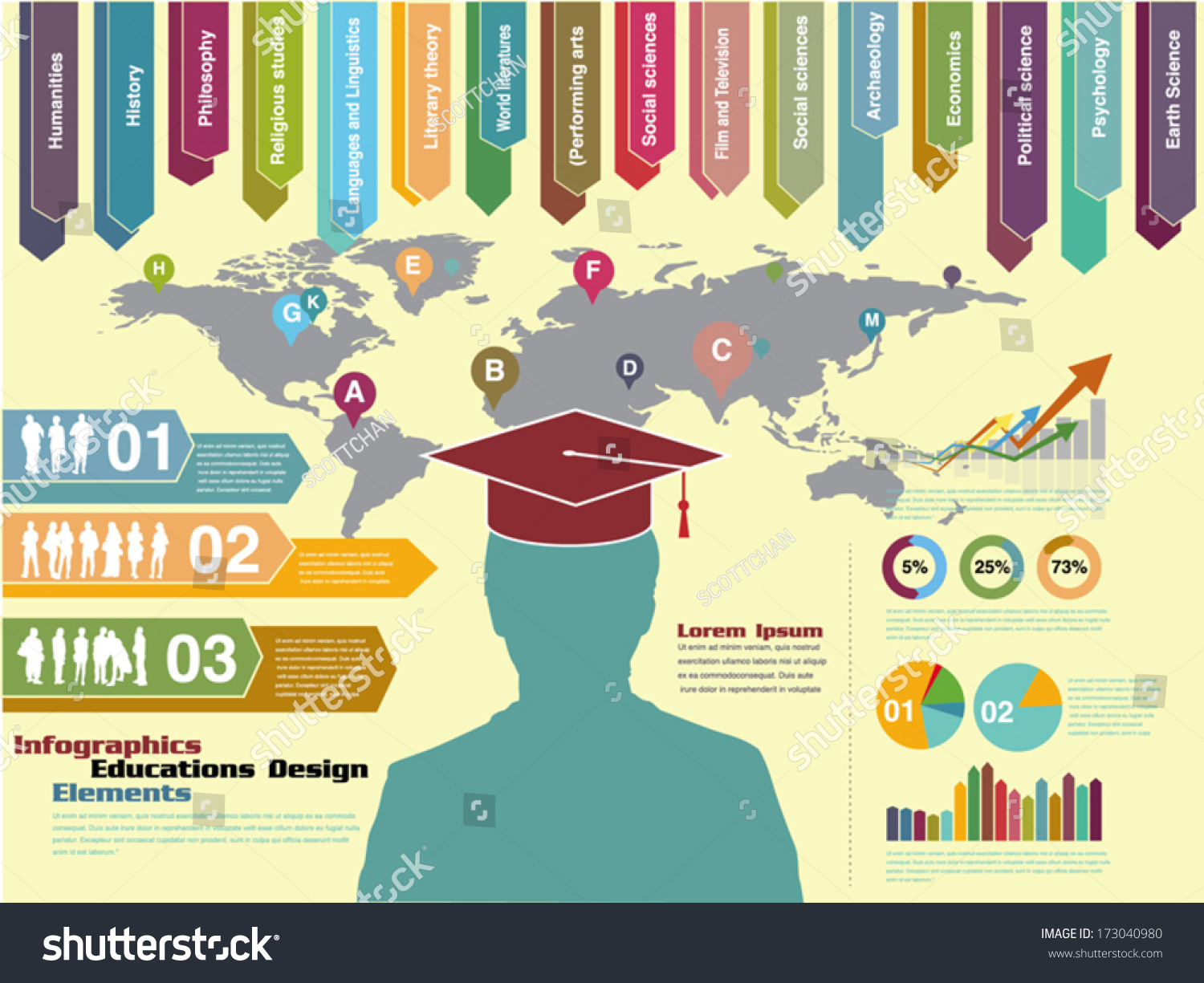 Infographic Education Element Eps Vector Stock Vector (Royalty Free ...