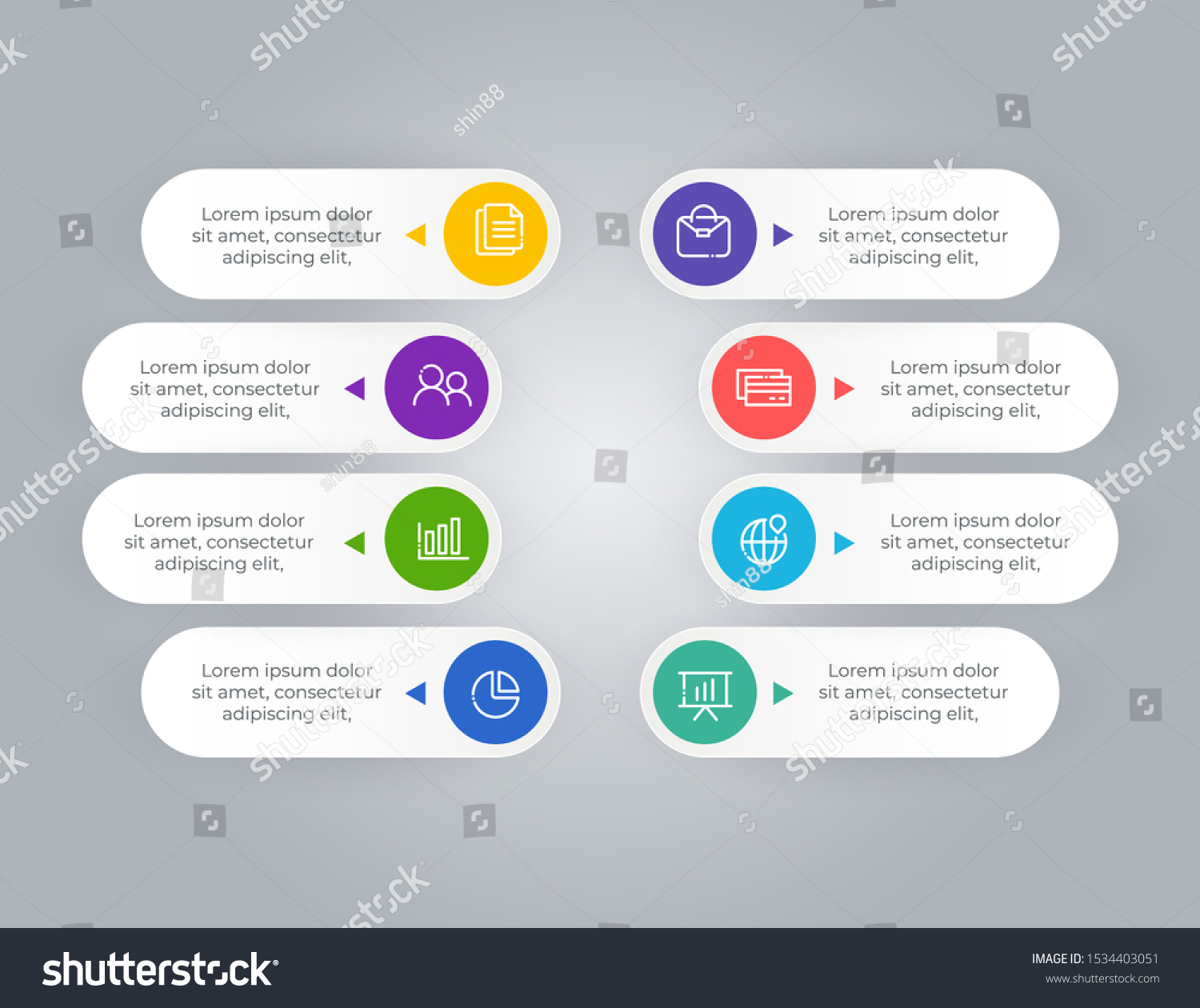 Infographic Elements Modern Infograph Template Can: เวกเตอร์สต็อก (ปลอด ...
