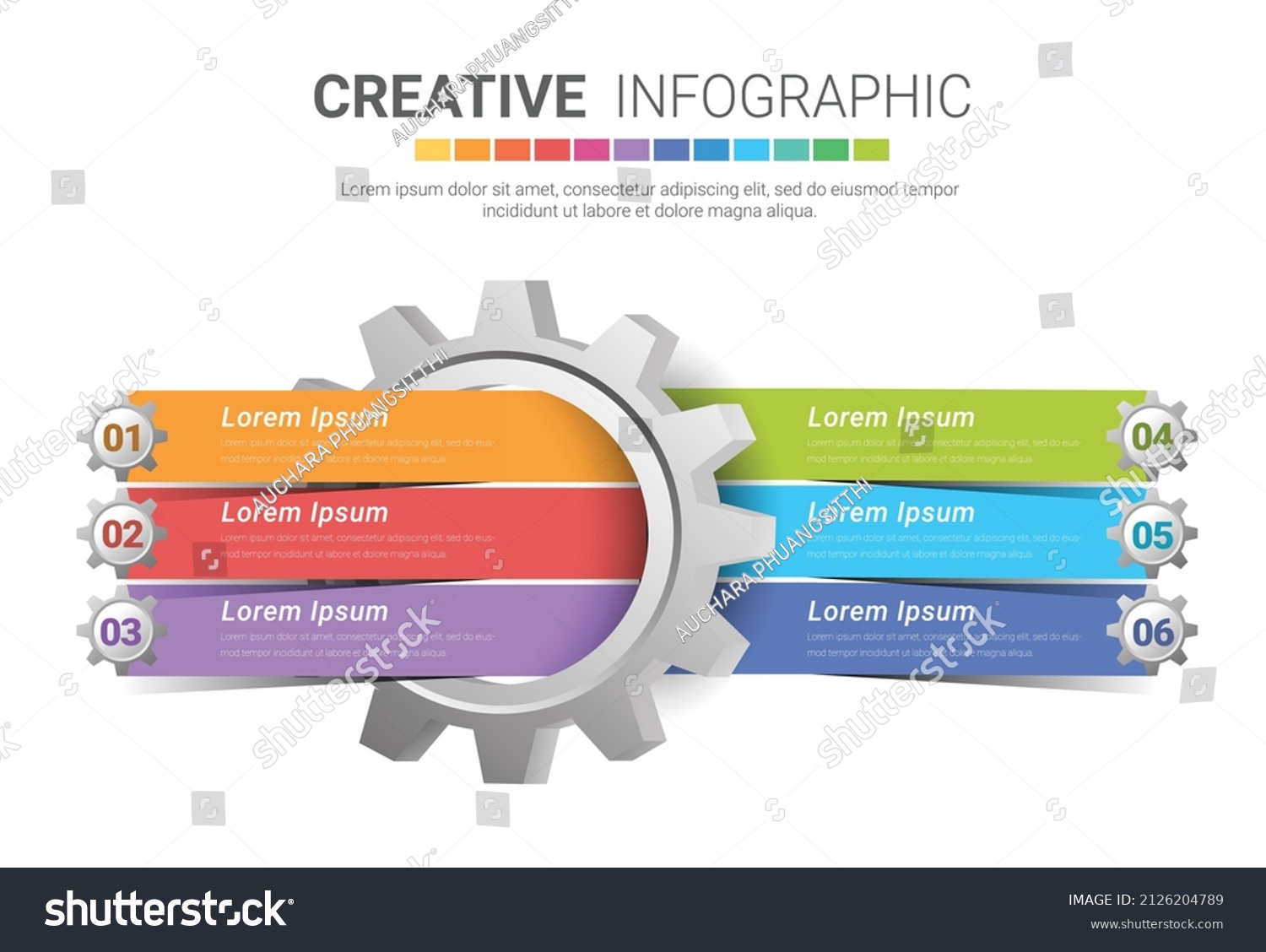 Infographic Engineering Tech Progress Business Presentation Stock ...