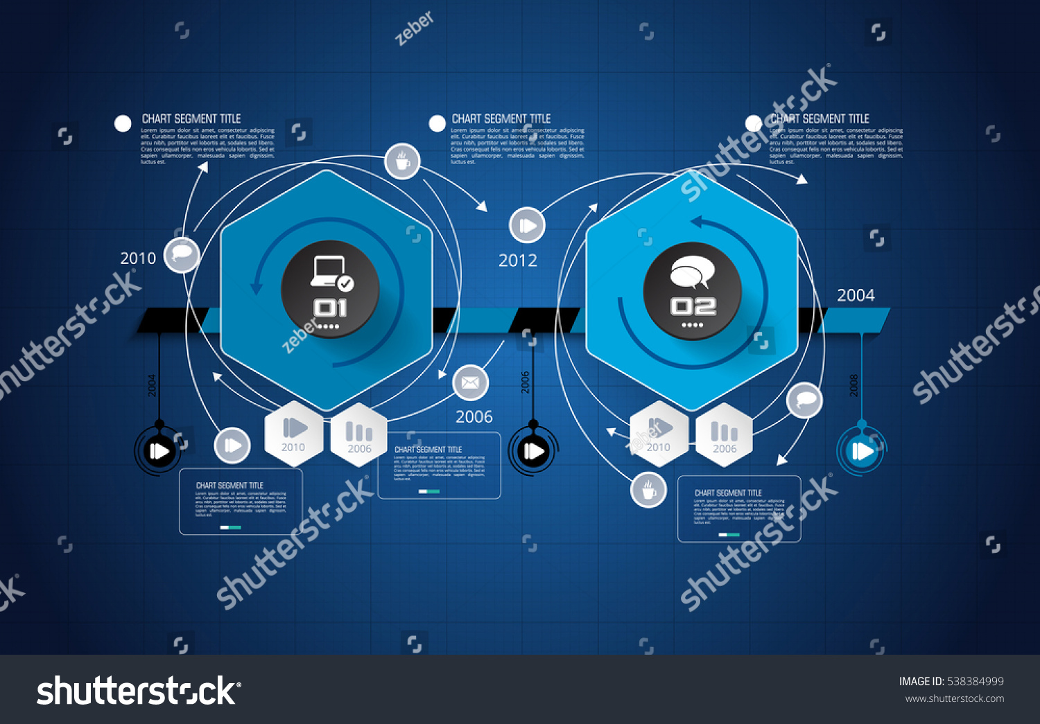Infographic Annual Report Vector Stock Vector (Royalty Free) 538384999 ...