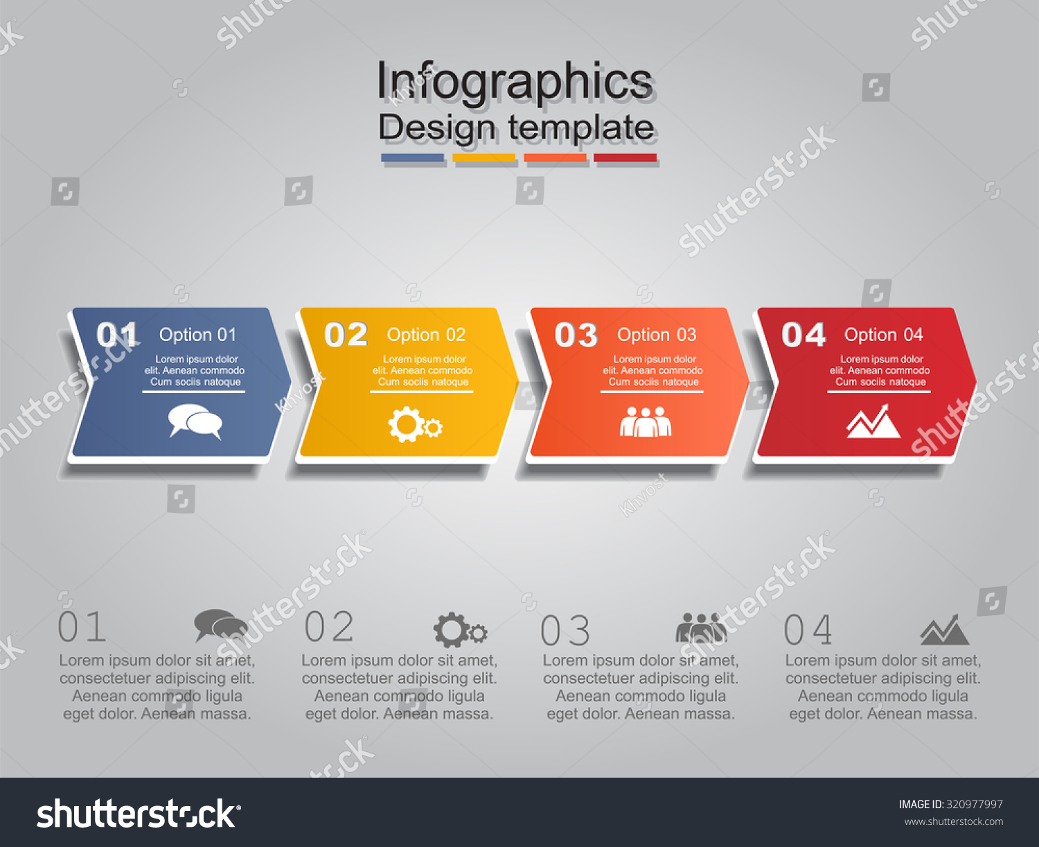 Vektor Stok Infographic Report Template Layout Vector Illustration ...