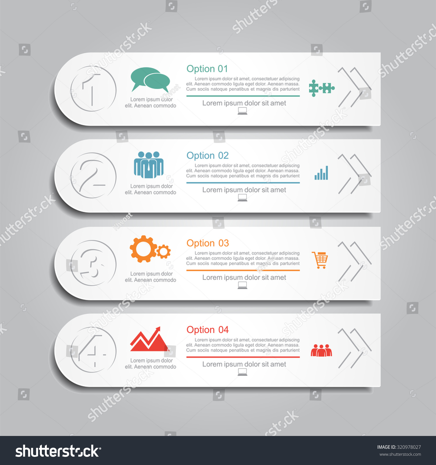 Infographic Report Template Layout Vector Illustration Stock Vector ...