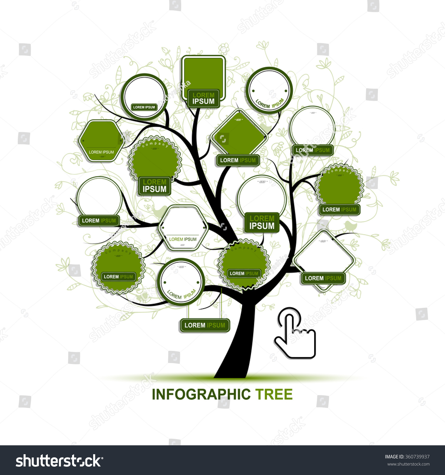 4,114 Tree branches infographic Images, Stock Photos & Vectors ...