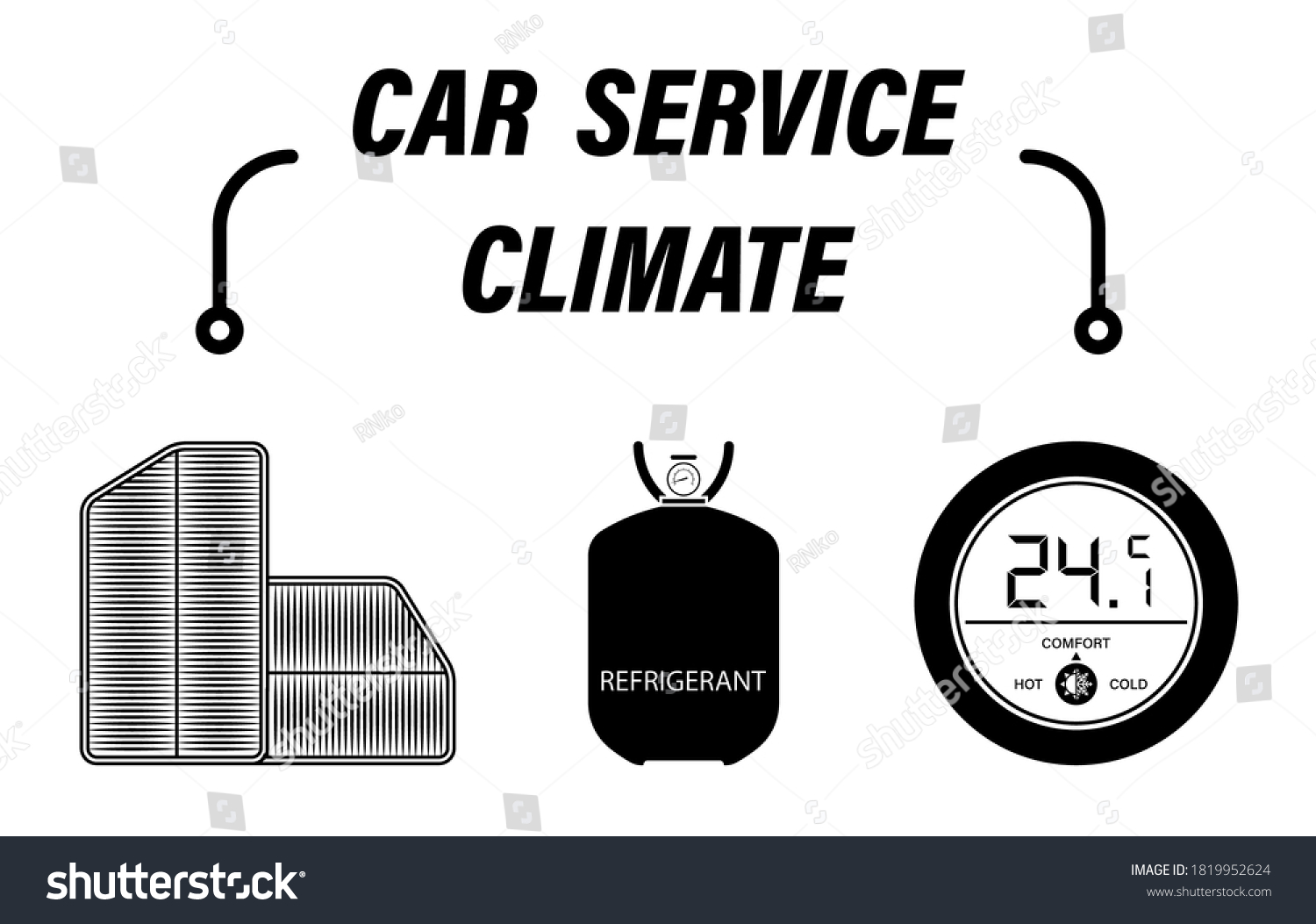 Infographics Car Repair Service Refrigerant Refueling Stock Vector ... Infographics Car Repair Service Refrigerant Refueling Stock Vector ...