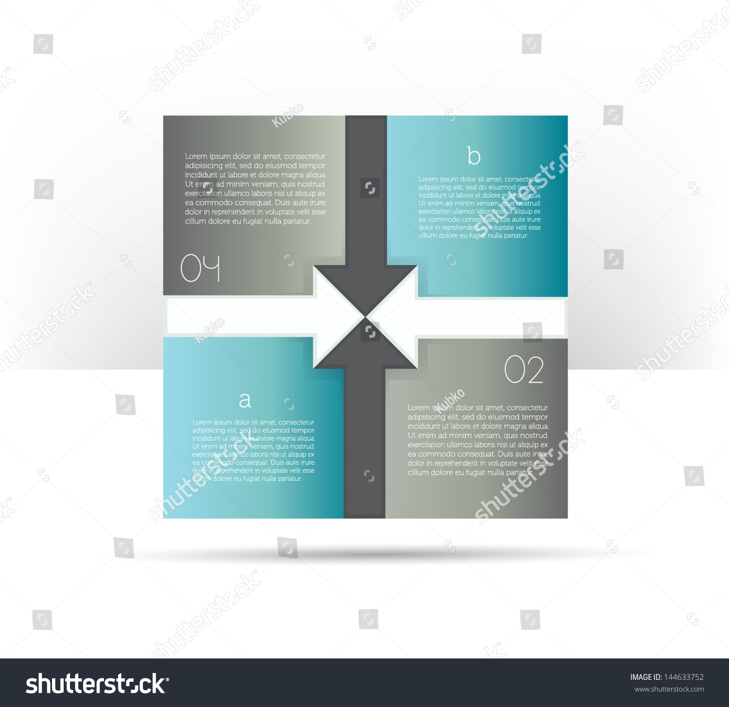 Infographics Elements Box Diagram Stock Vector (Royalty Free) 144633752 ...