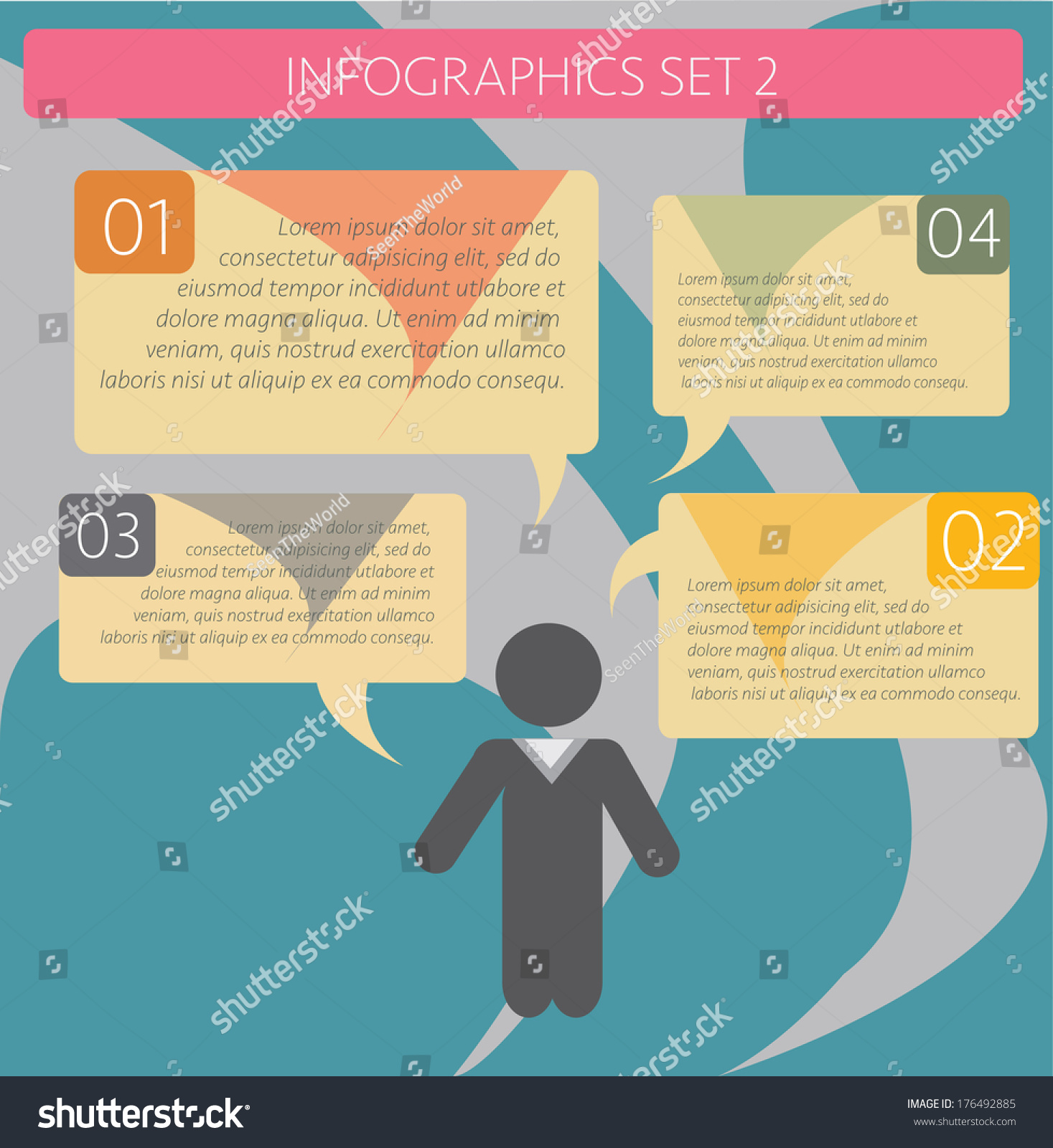 Infographics Organization Flow Chart Stock Vector (Royalty Free ...