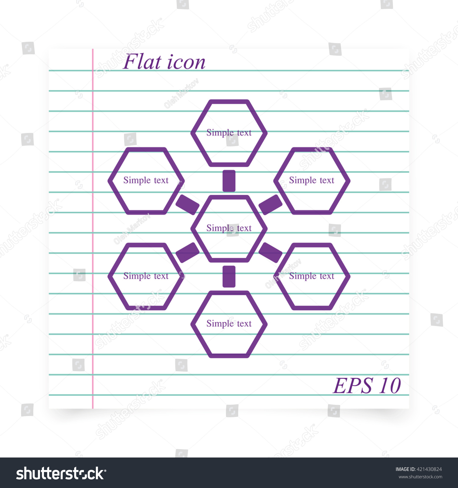 Infographics Step By Step Radial Structure Stock Vector (Royalty Free ...