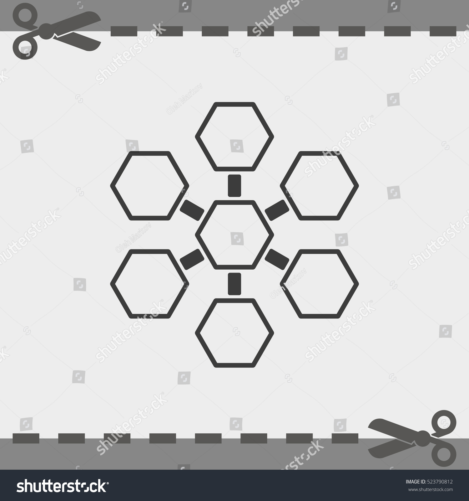 Infographics Step By Step Radial Structure Stock Vector (Royalty Free ...