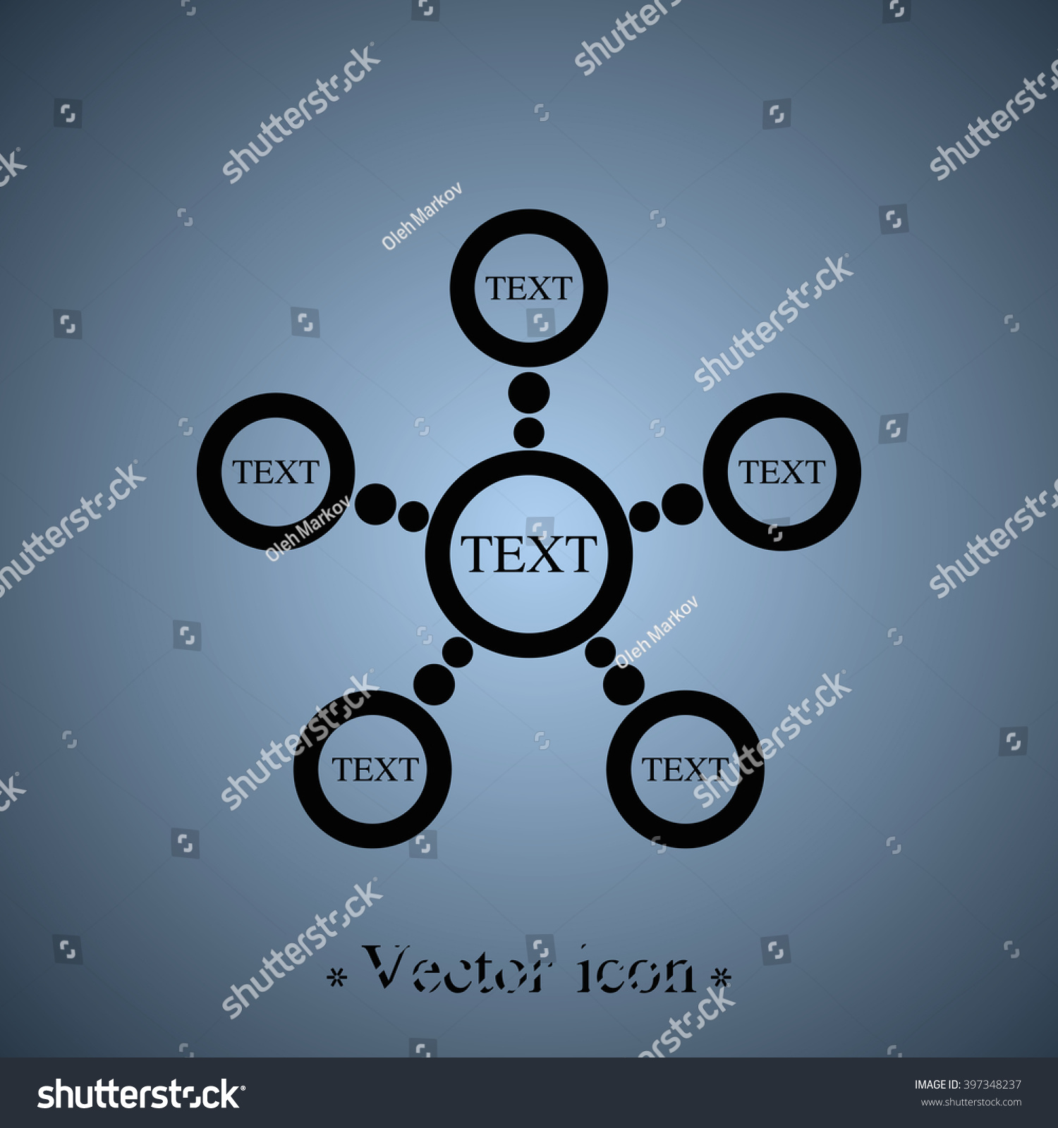 Infographics Step By Step Radial Structure Stock Vector (Royalty Free ...