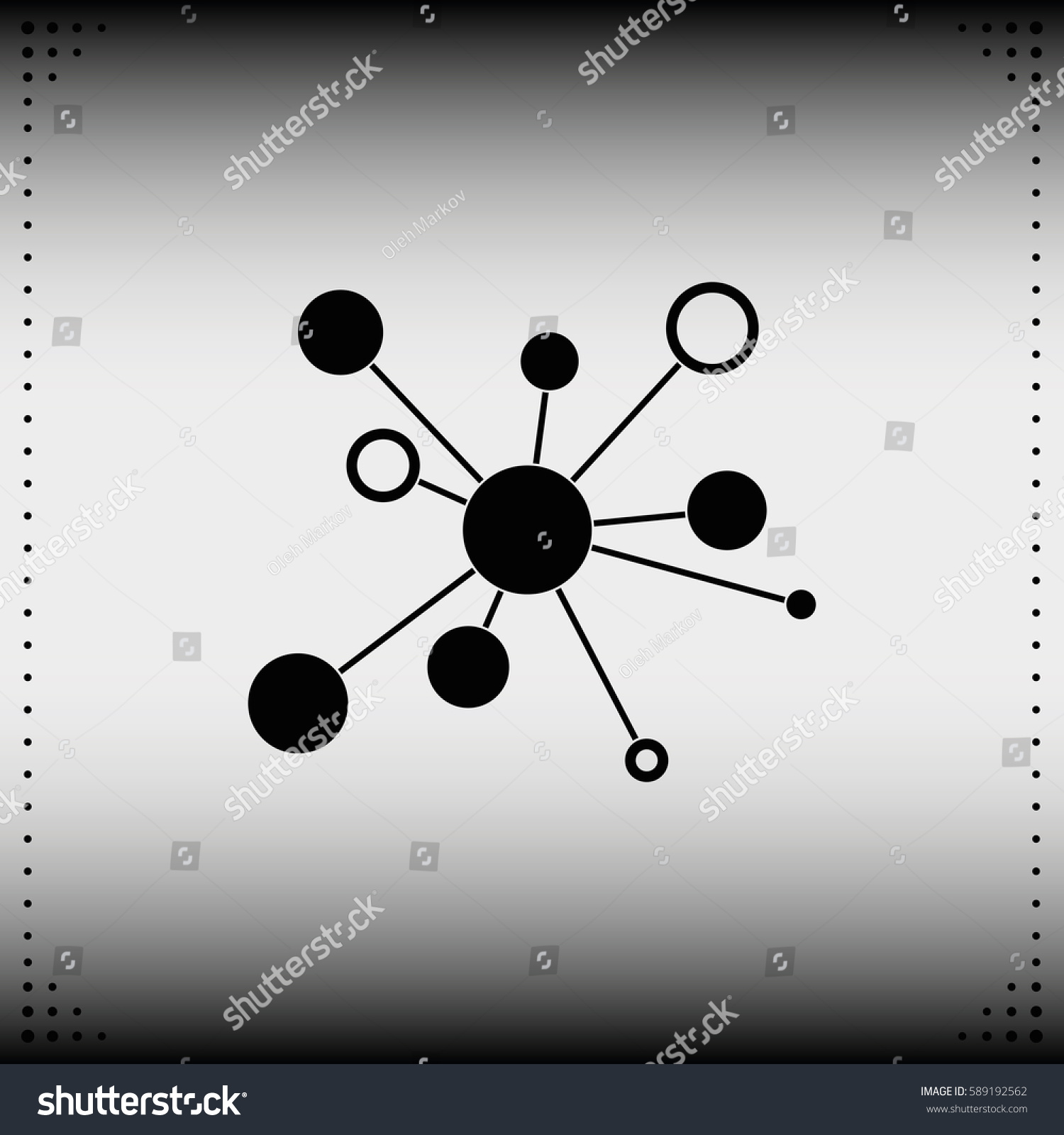 Infographics Step By Step Radial Structure Stock Vector (Royalty Free ...