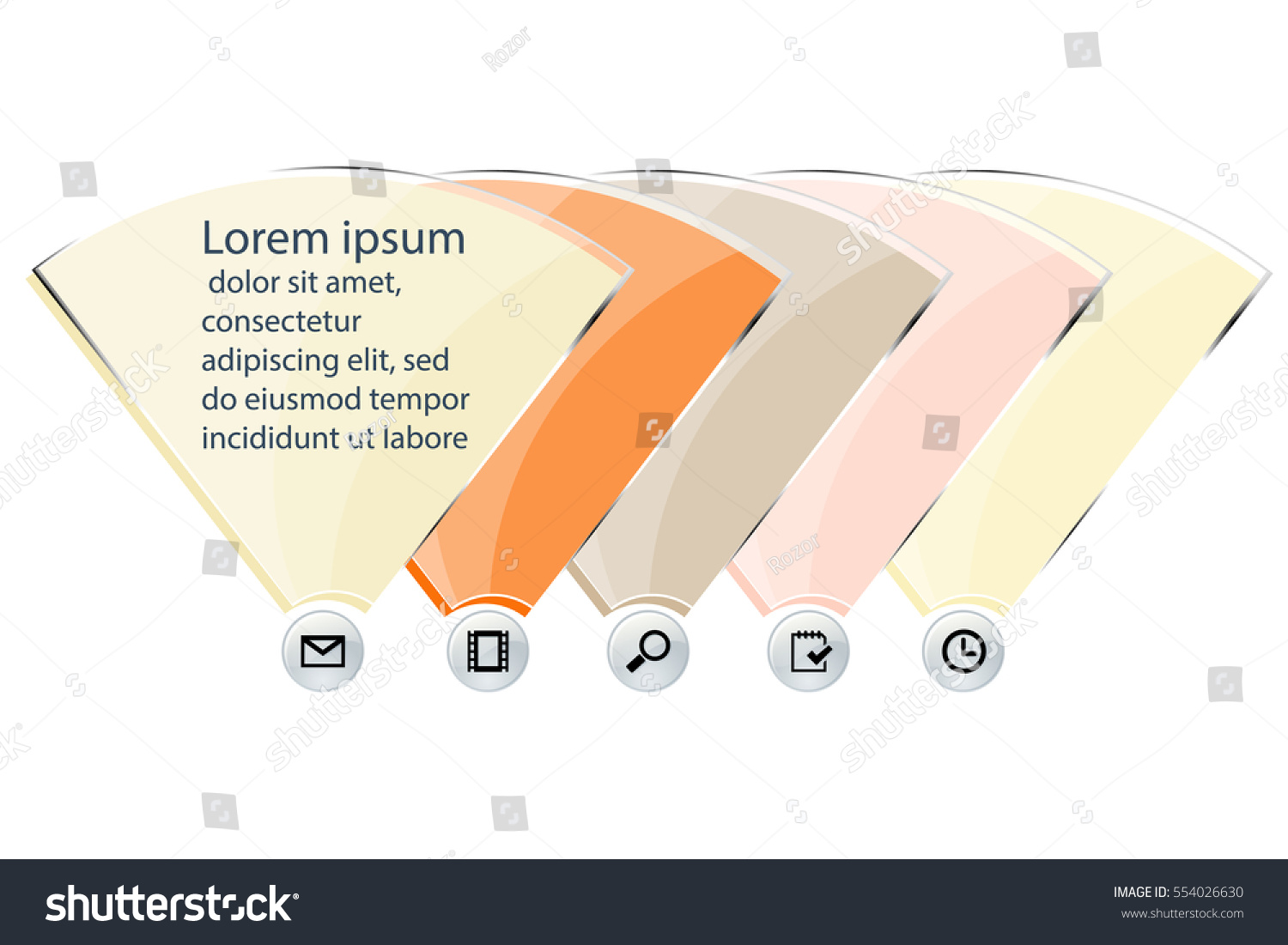 Infographics Template Data Visualization Diagram Presentation: เวกเตอร์ ...