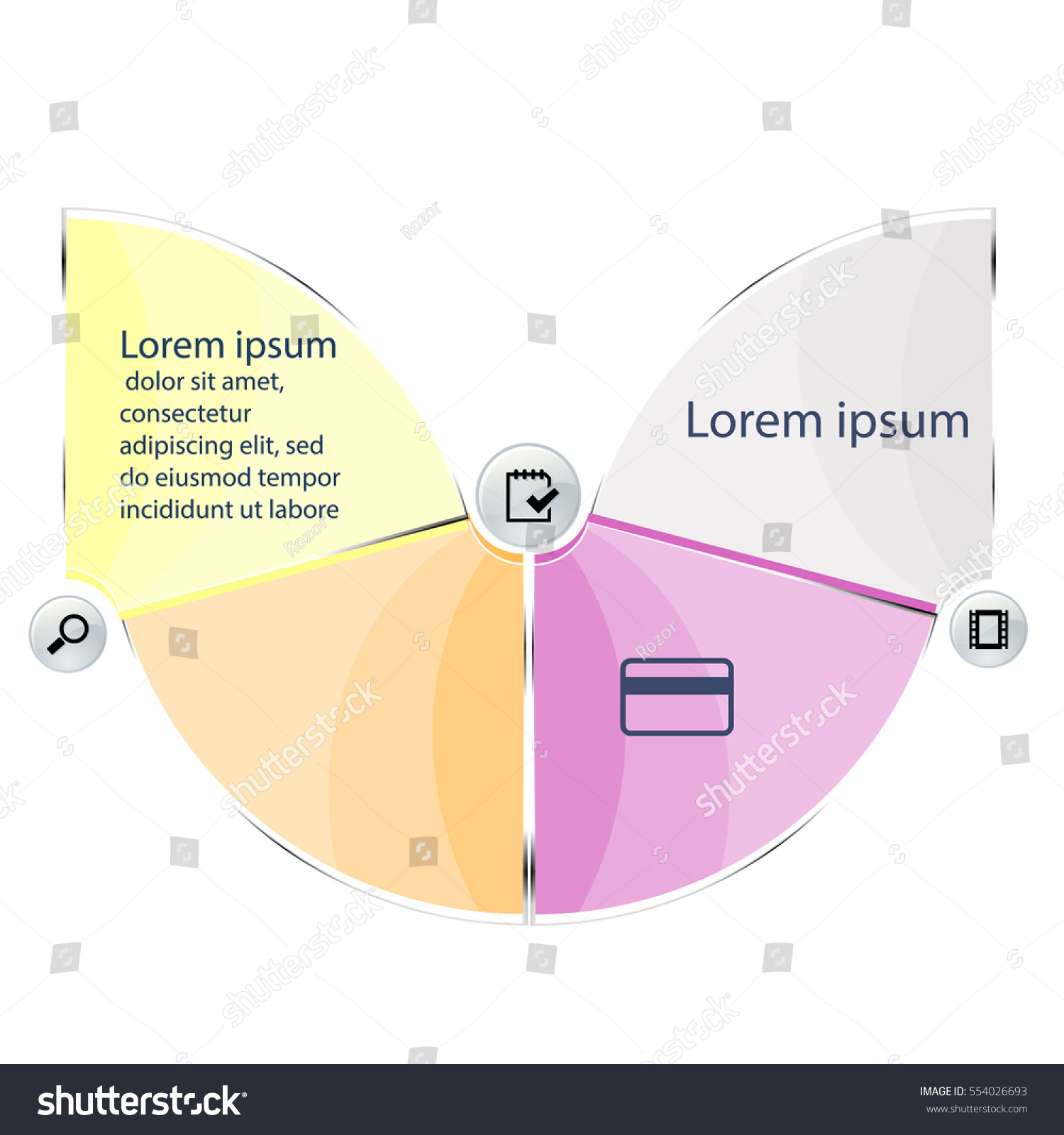 Infographics Template Data Visualization Diagram Presentation 스톡 벡터 로열티 프리 554026693 Shutterstock