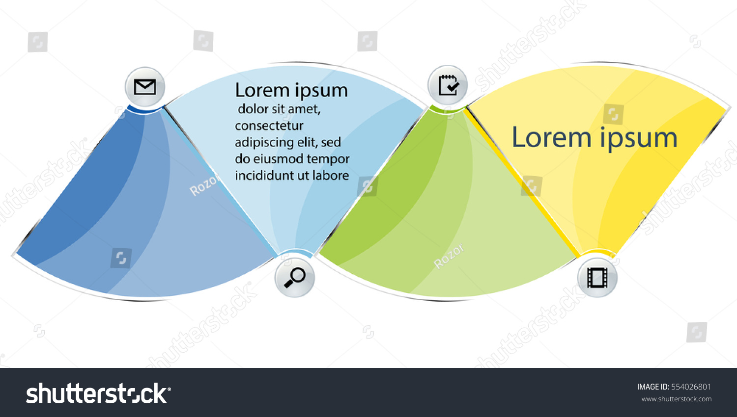 Infographics Template Data Visualization Diagram Presentation Stock ...