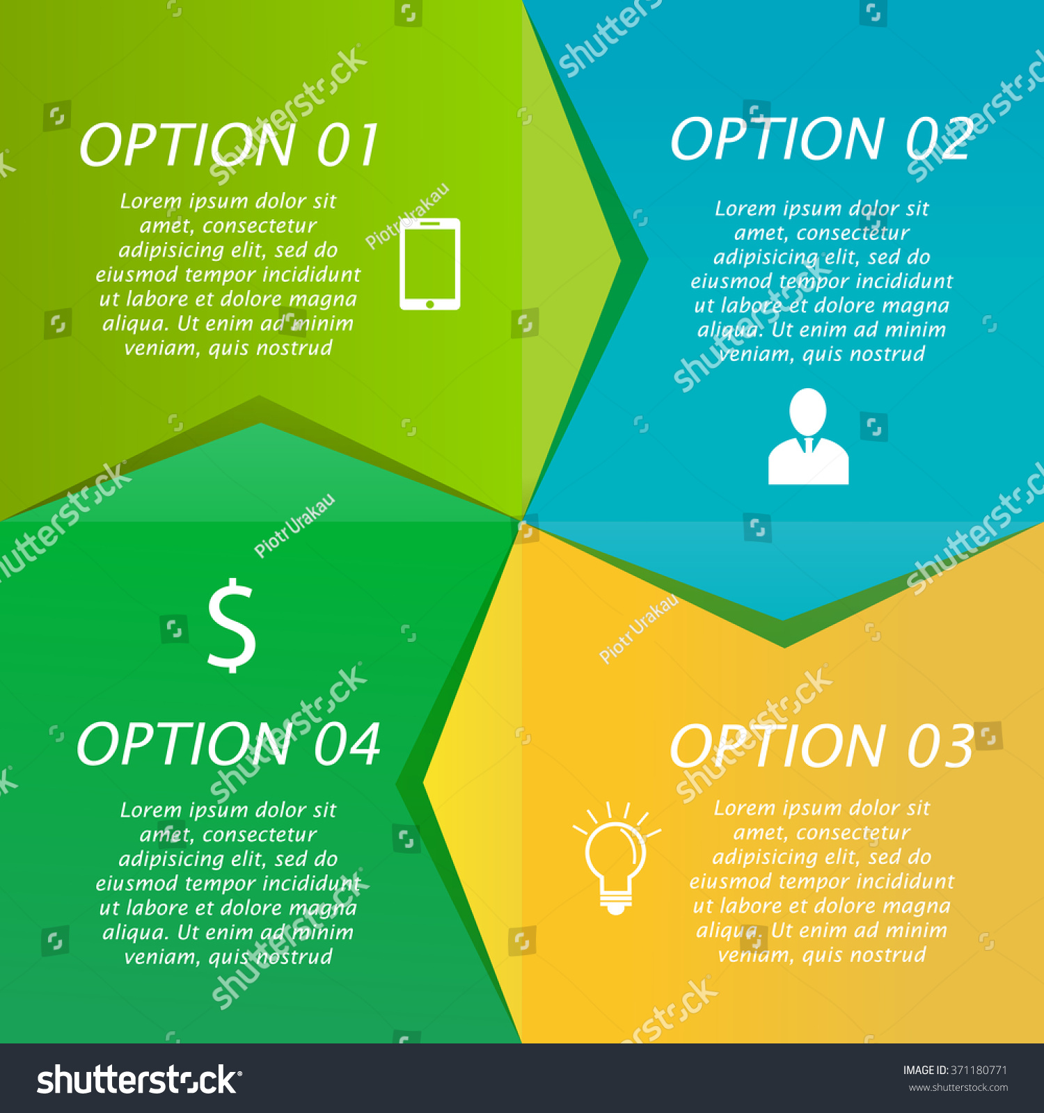 Infographics Template Process Chart Module Can: vetor stock (livre de ...