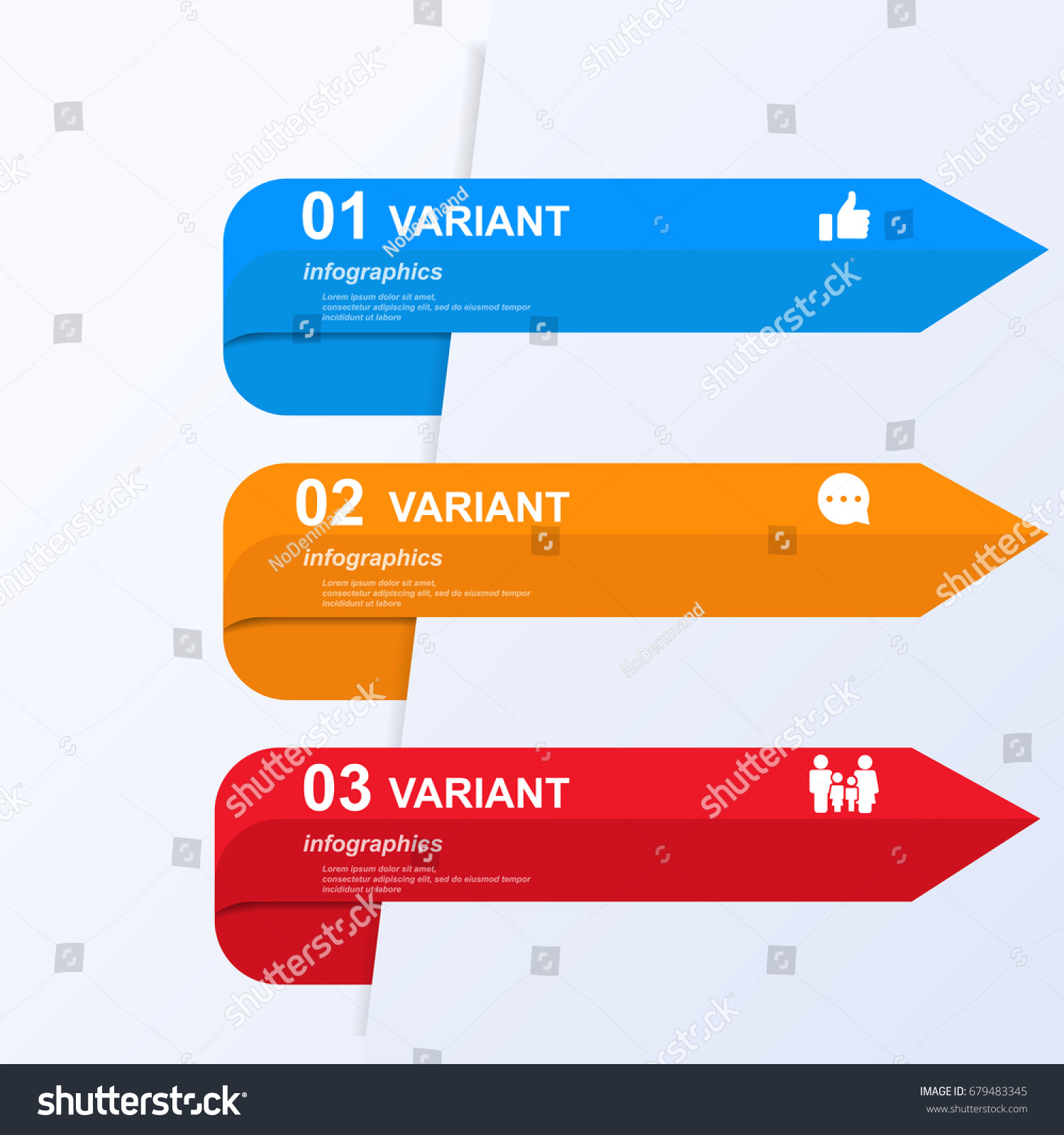 Infographics Template Arrows Flowchart Workflow Process: Vector có sẵn ...
