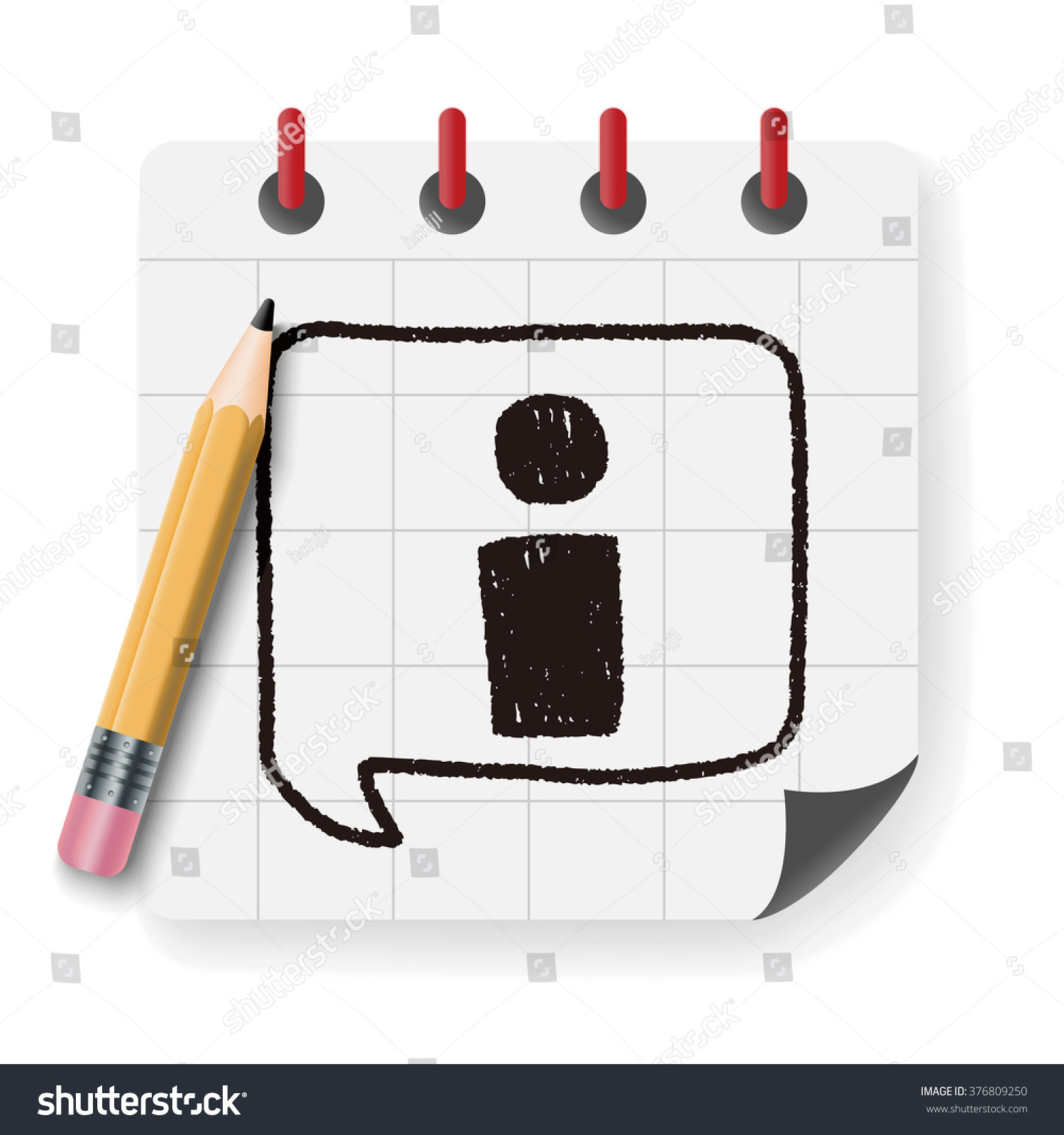Information Doodle Drawing Stock Vector (Royalty Free) 376809250 ...