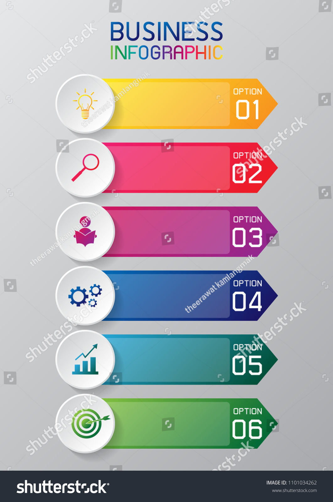 Information Graphic Bullet Point Infographic Rainbow Stock Vector ... Information Graphic Bullet Point Infographic Rainbow Stock Vector ...