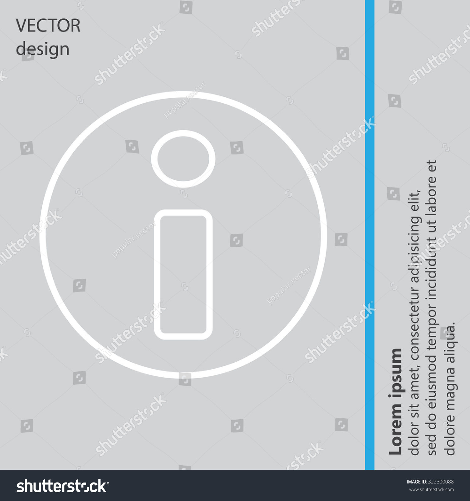 Information Line Icon Stock Vector (Royalty Free) 322300088 | Shutterstock