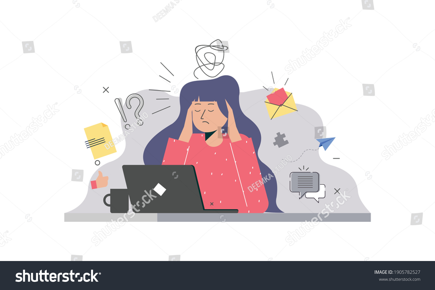 79,842 Studying problems Images, Stock Photos & Vectors | Shutterstock