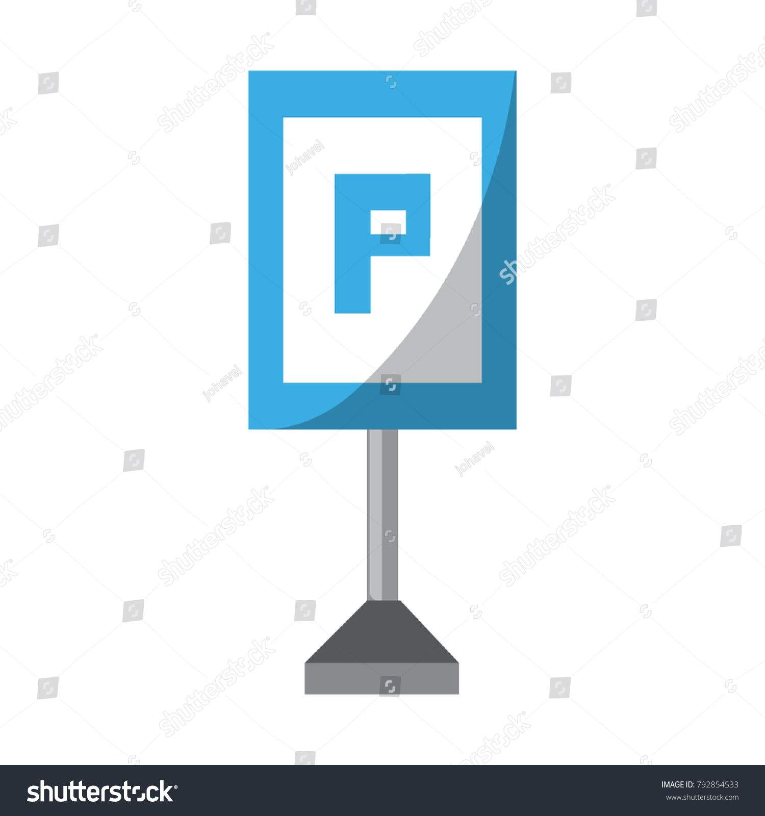 Information Road Sign Design Stock Vector (Royalty Free) 792854533 ...