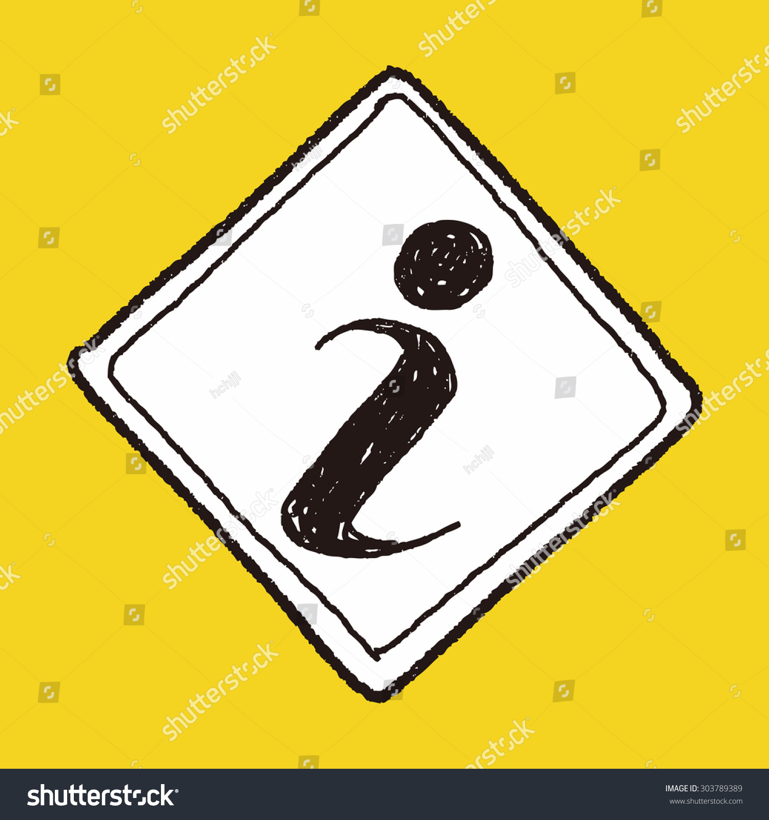 Information Sign Doodle Stock Vector (Royalty Free) 303789389 ...