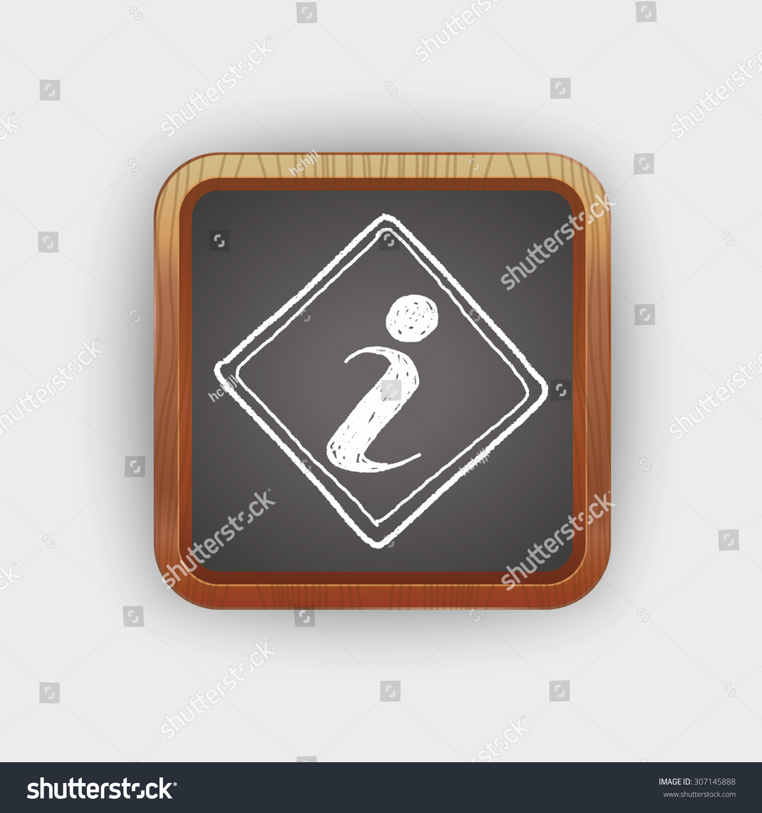 Information Sign Doodle Stock Vector (Royalty Free) 307145888 ...