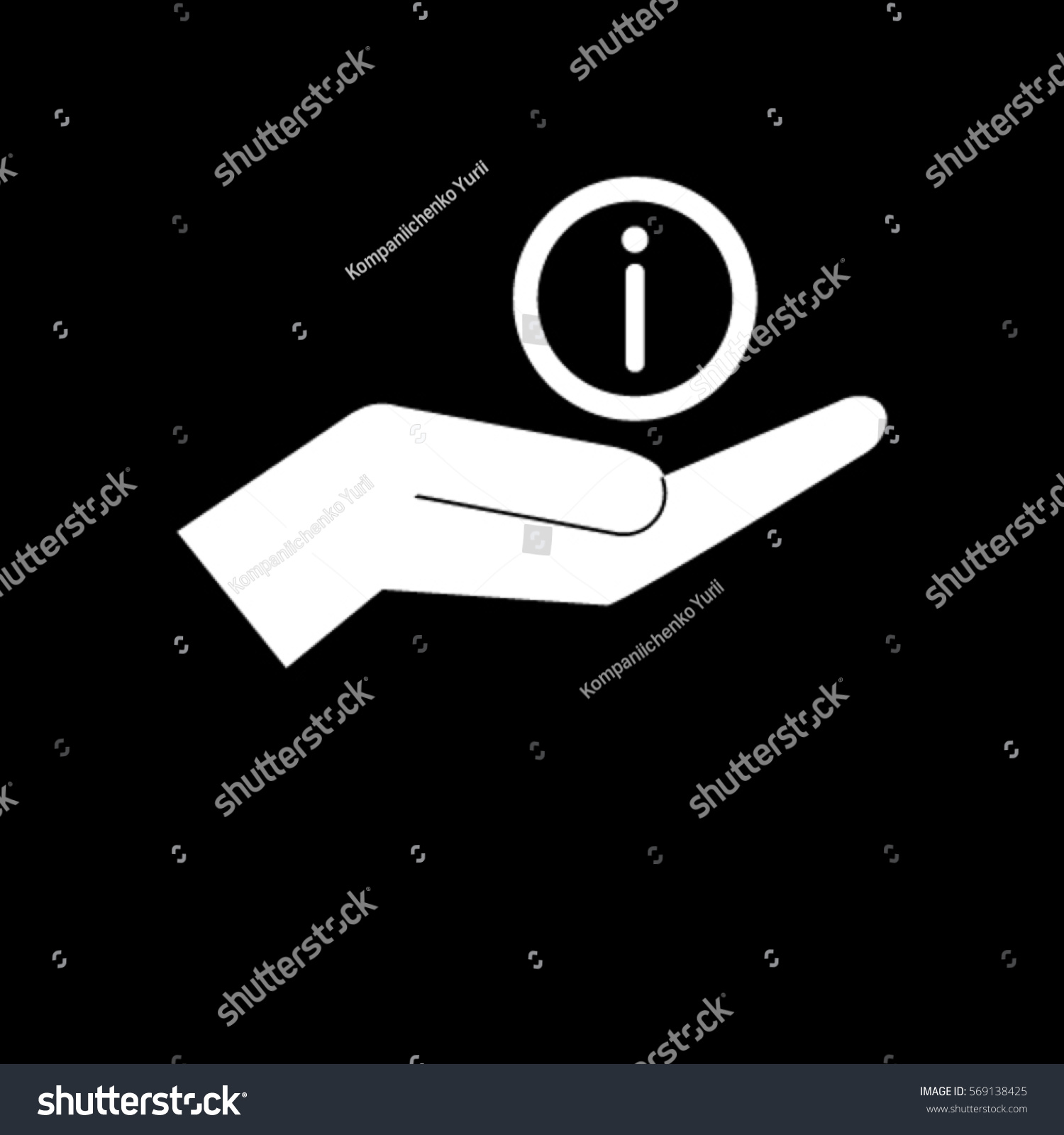 Information Sign Icon Support Vector Illustration Stock Vector (Royalty ...