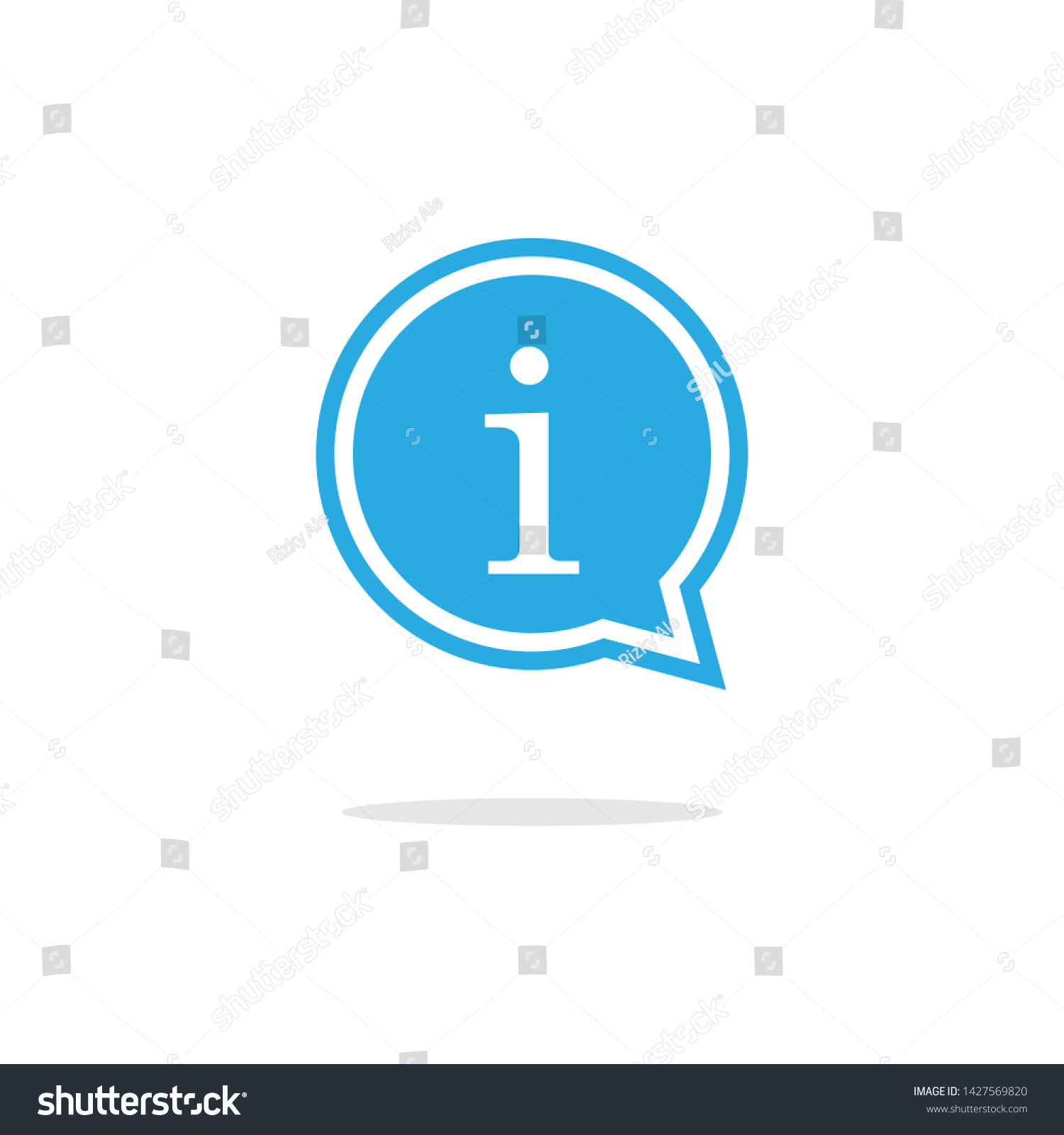 Information Sign Icon Vector Template Stock Vector (Royalty Free ...