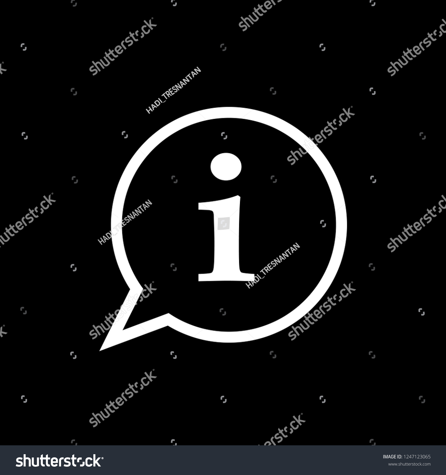 Information Sign Symbol Icon Vector Template Stock Vector (Royalty Free ...
